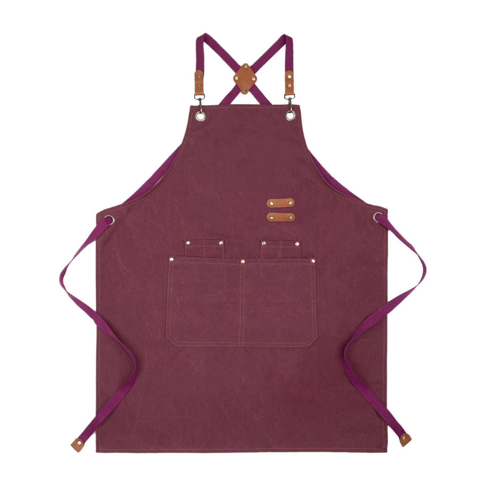 Tongina Denim Apron, Canvas Apron, Adjustable Strap Work Apron ...