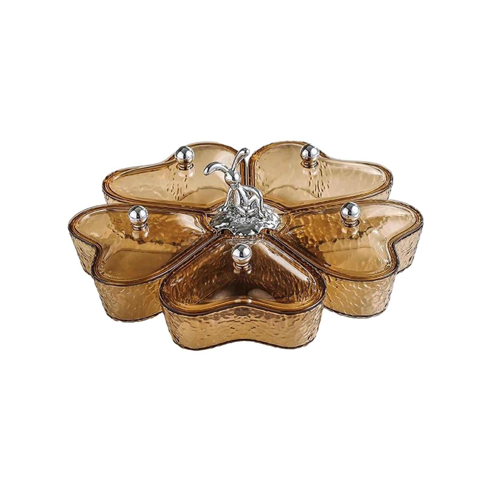 Tongina Divided Serving Tray Candy and Nut Serving Platter Portable ...