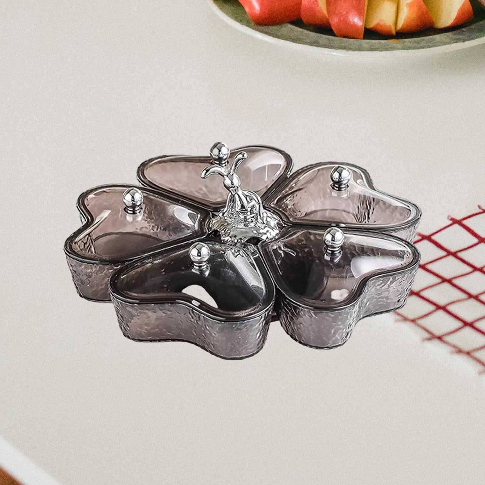 Tongina Divided Serving Tray Candy and Nut Serving Platter Portable ...