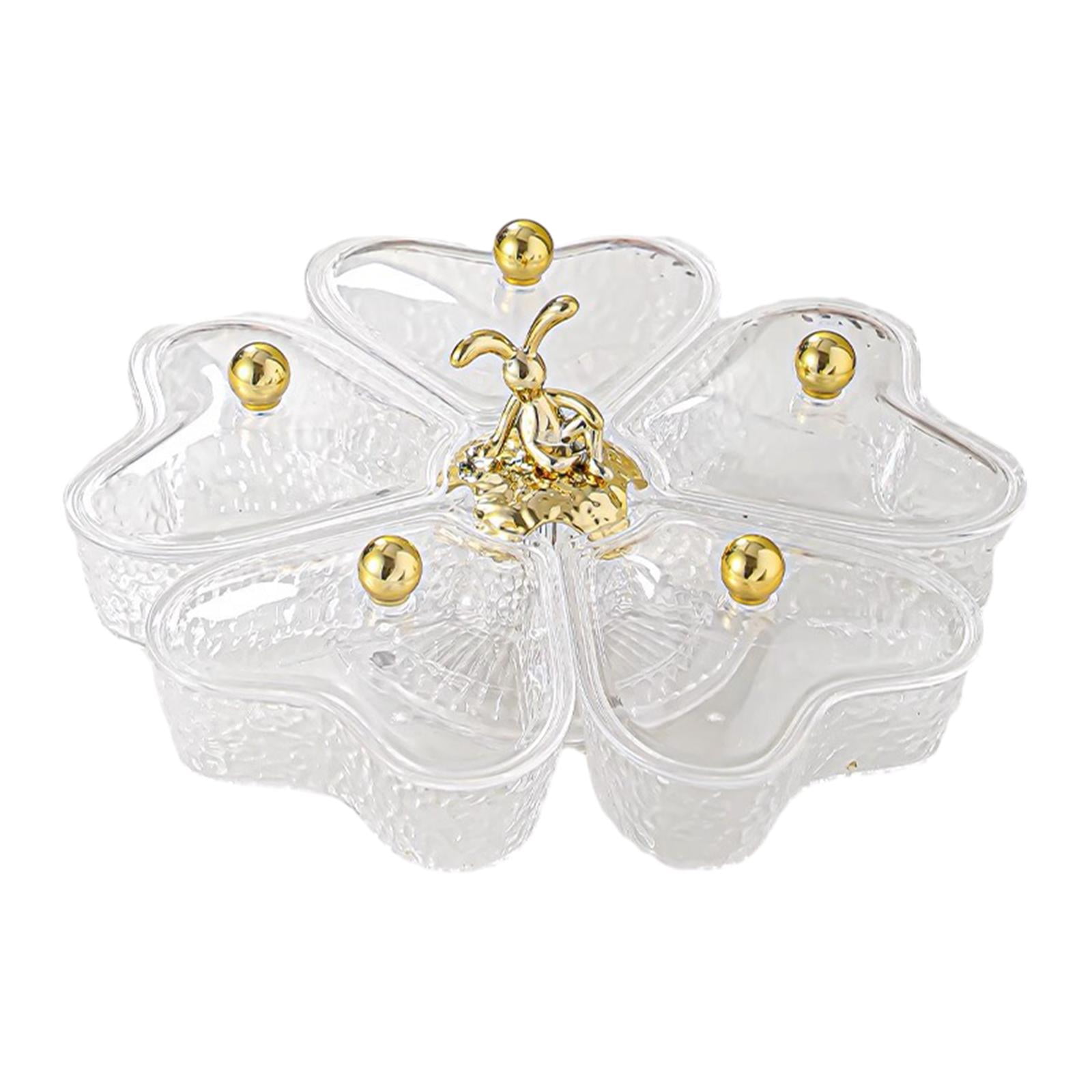 Tongina Divided Serving Tray Candy and Nut Serving Platter Portable ...