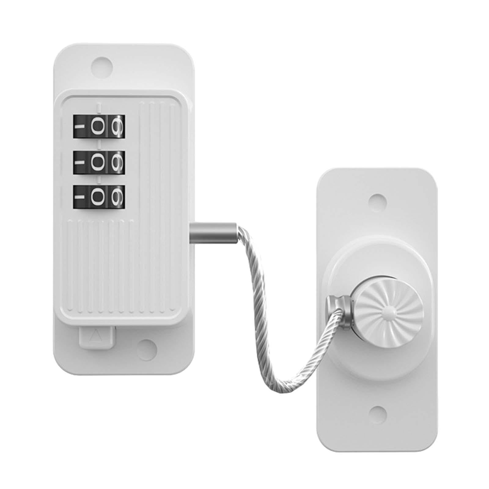 Tongina Drawers Windows Combination Lock Fridge Lock 17.3cm Steel Cable ...