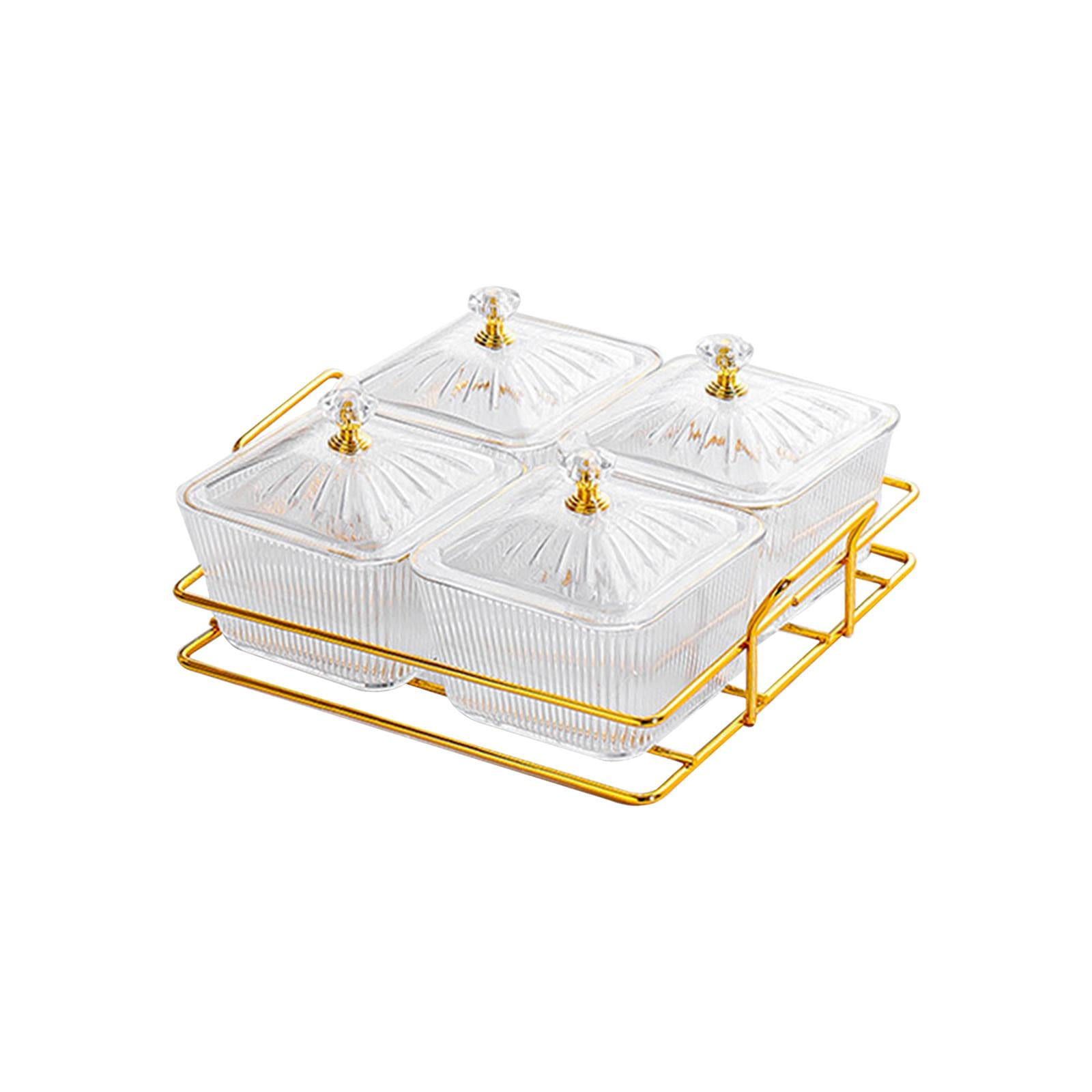 Tongina Dried Fruit Tray Divided Snack Serving Bowls Dried Fruit Plate ...