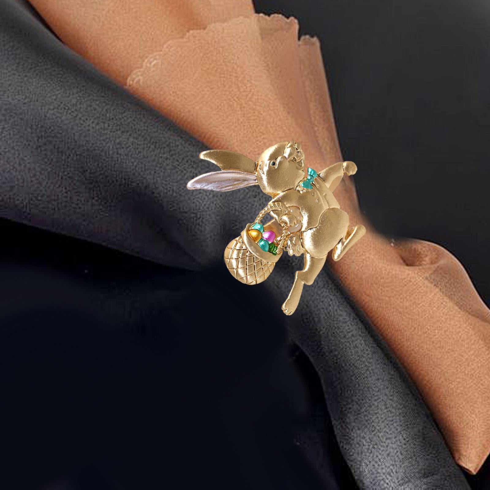 Tongina Easter Bunny Rabbit Napkin Rings Napkin Rings Holders Dining ...