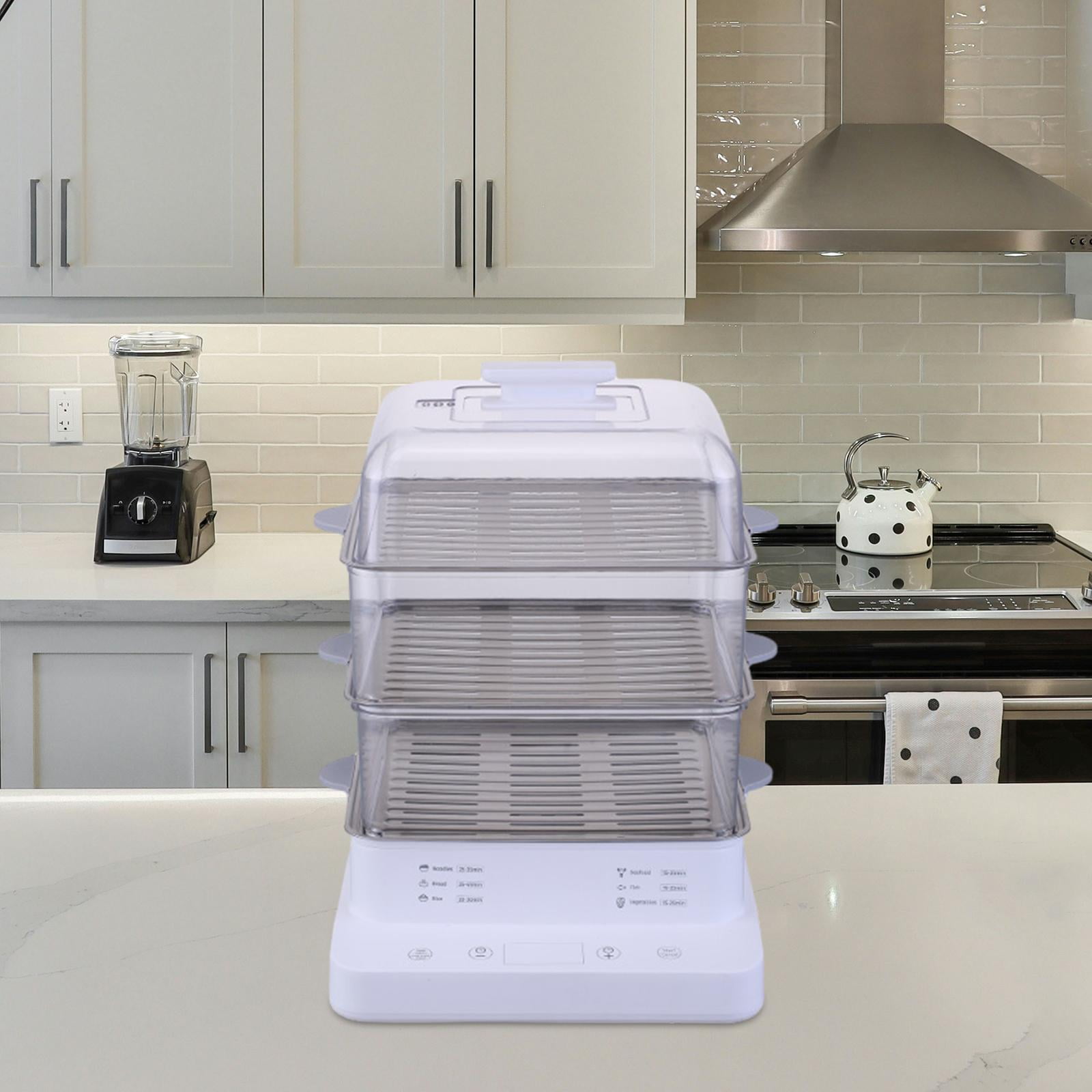 Tongina Electric Food Steamer Vegetable Steamer Fast Cooking Automatic ...