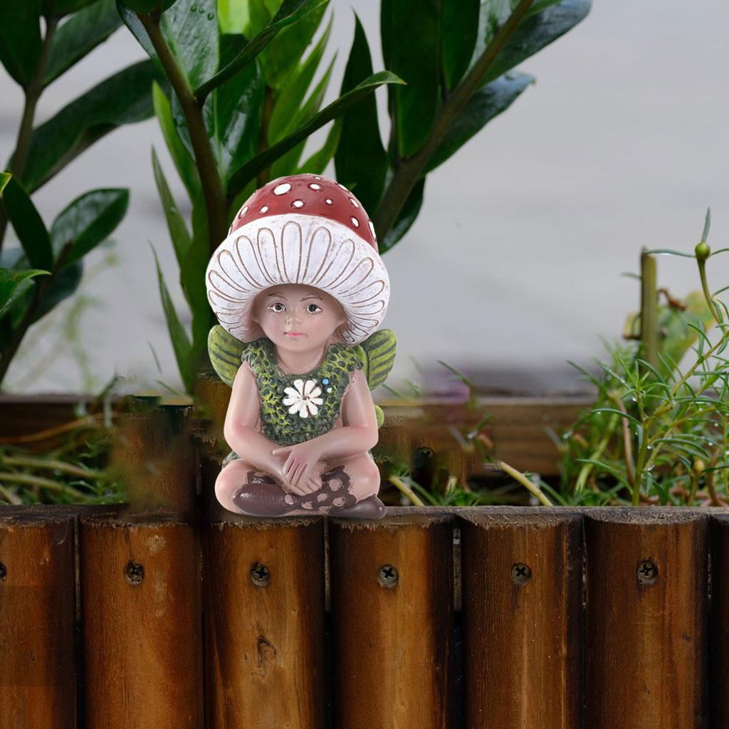 Tongina Elf Boy Statue Art Figurine Decorative Resin Desk Home Decor ...