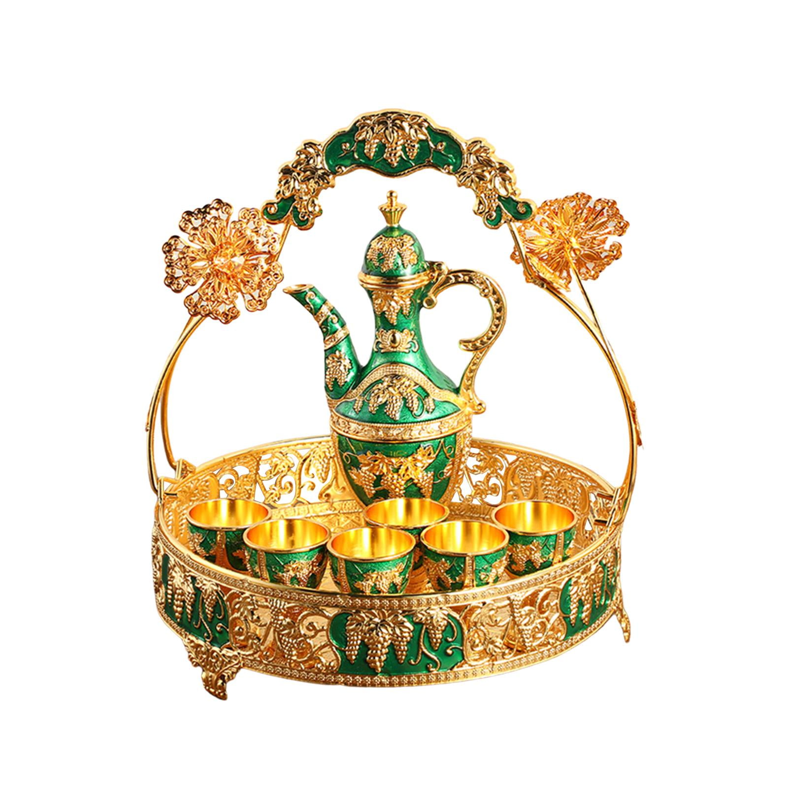 Tongina European Glass Set Teapot Set Luxury Home Decor Serving Coffee ...