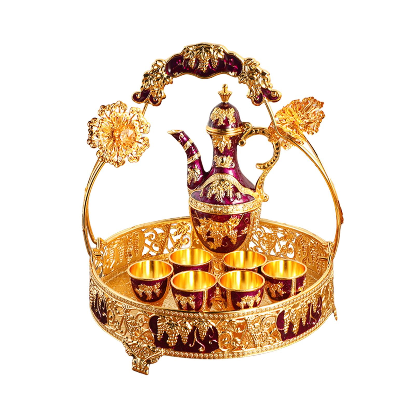 Tongina European Glass Set Teapot Set Luxury Home Decor Serving Coffee ...