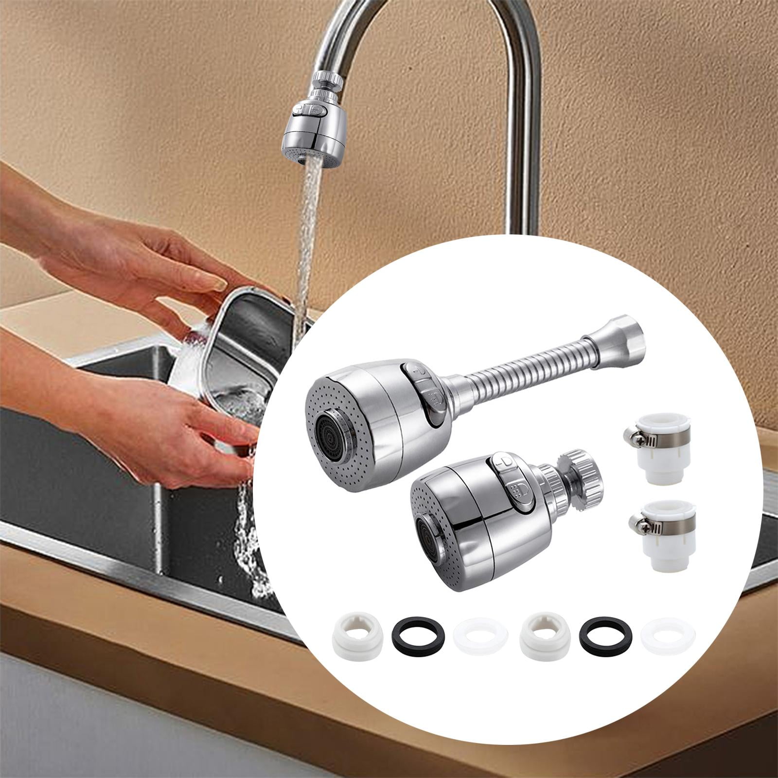 Tongina Faucet Sprayer Attachment Faucet Aerator Water Saving Movable ...