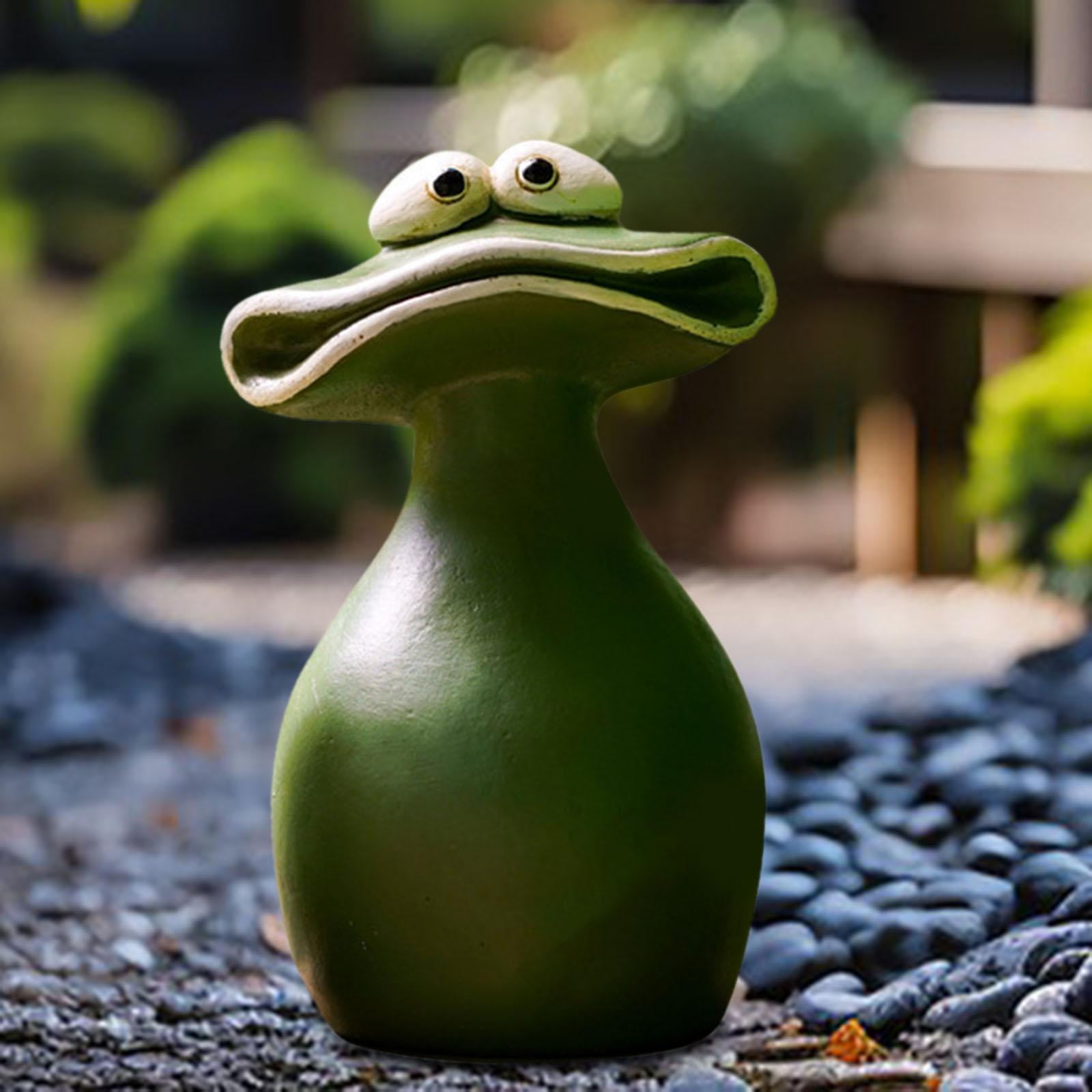 Tongina Flat Statue Resin Ornament Mini Animal Sculpture Lovely Hand ...