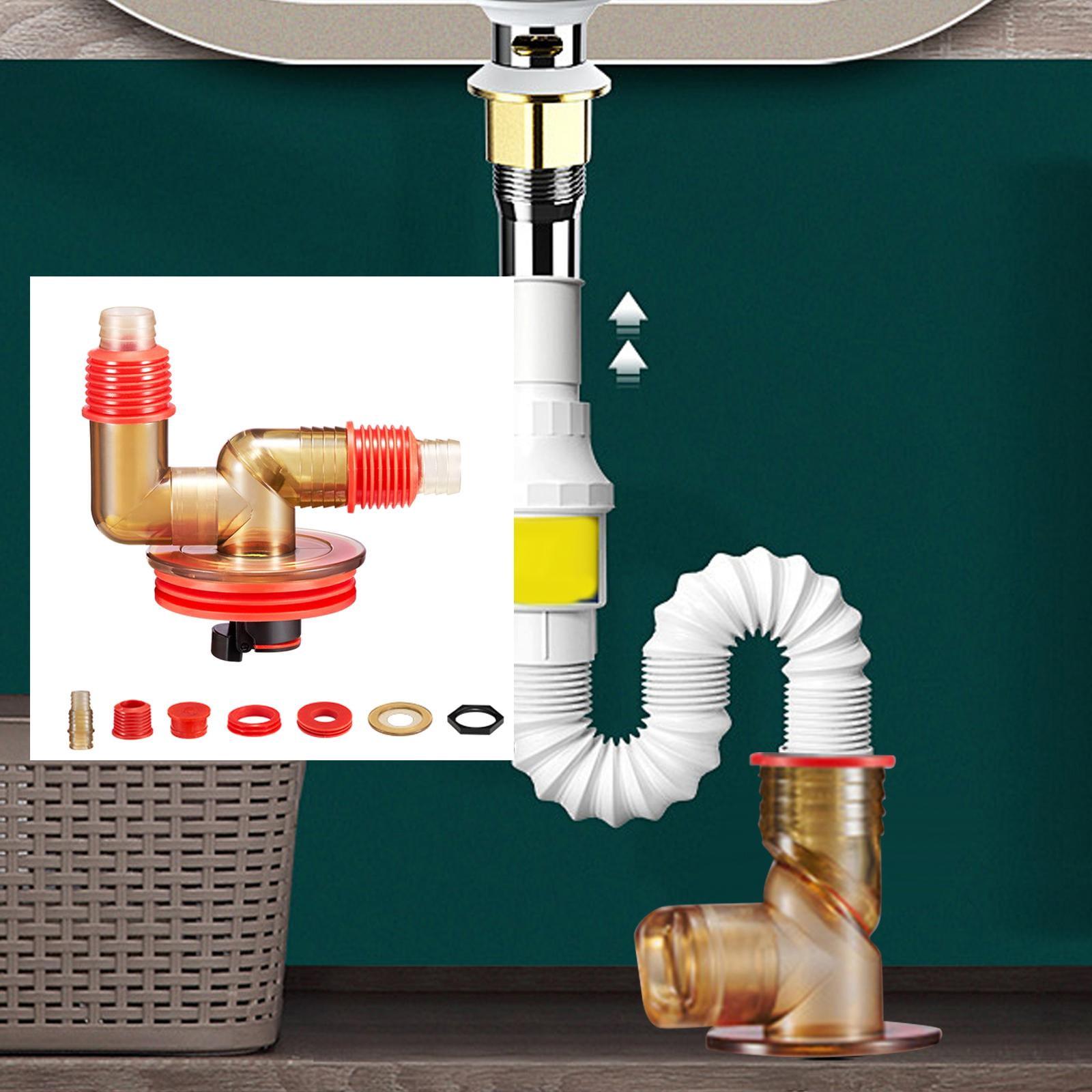 Tongina Floor Drain Adapter Floor Drain Cover with Pipe Connector Sinks ...