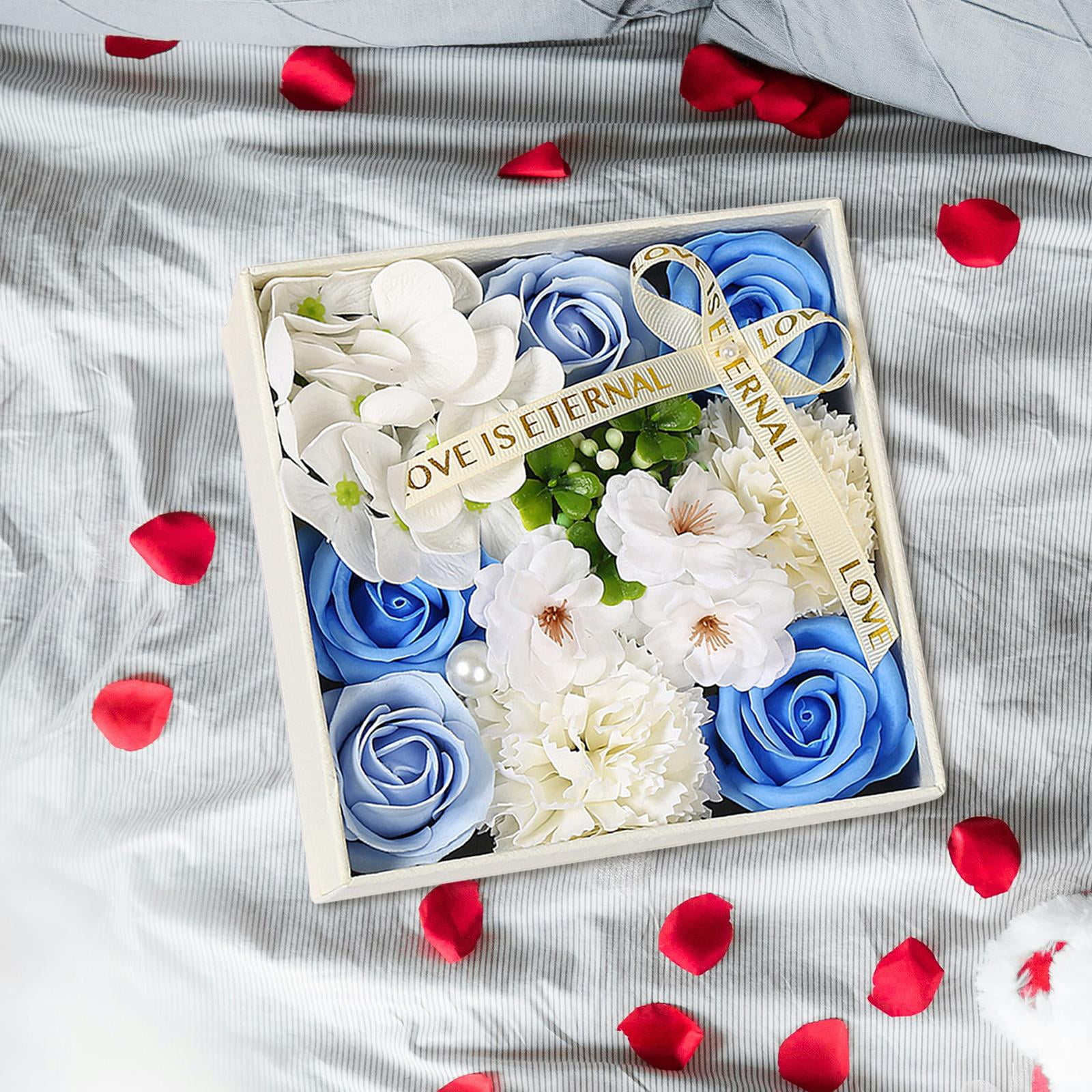 Tongina Floral Scented, Soap Flower Box, Simulated Flowers Ornament ...