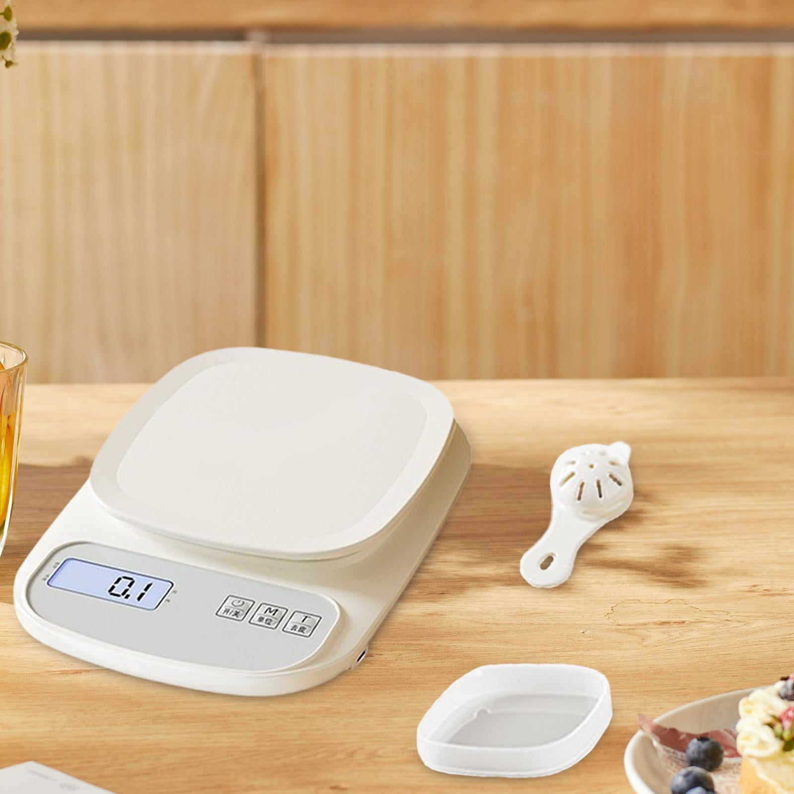 Tongina Food Kitchen Scale,Digital Scale Pocket Small Plate,Food Meat ...