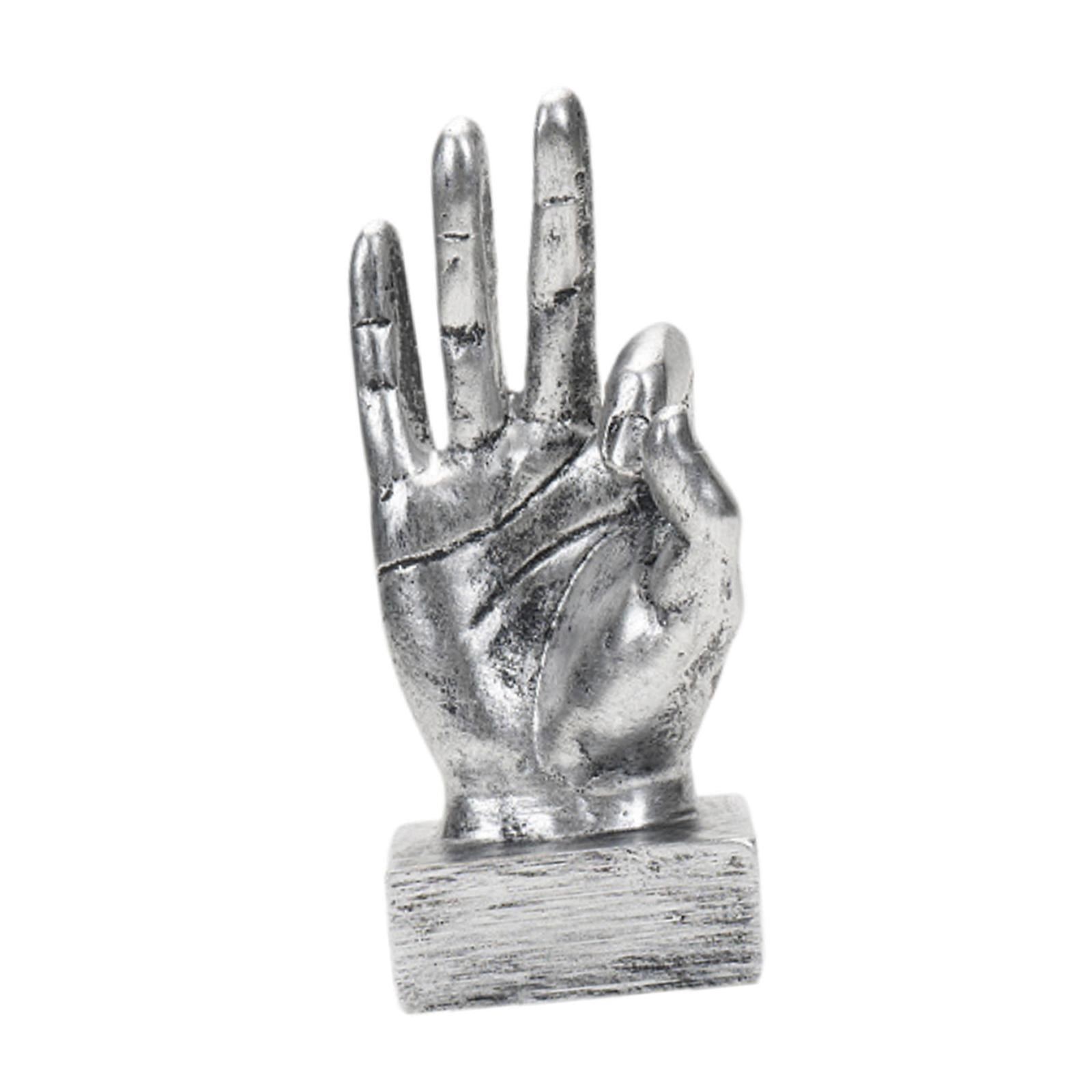 Tongina Funny Finger Gesture Statue Creative Gesture Sculpture Friend ...