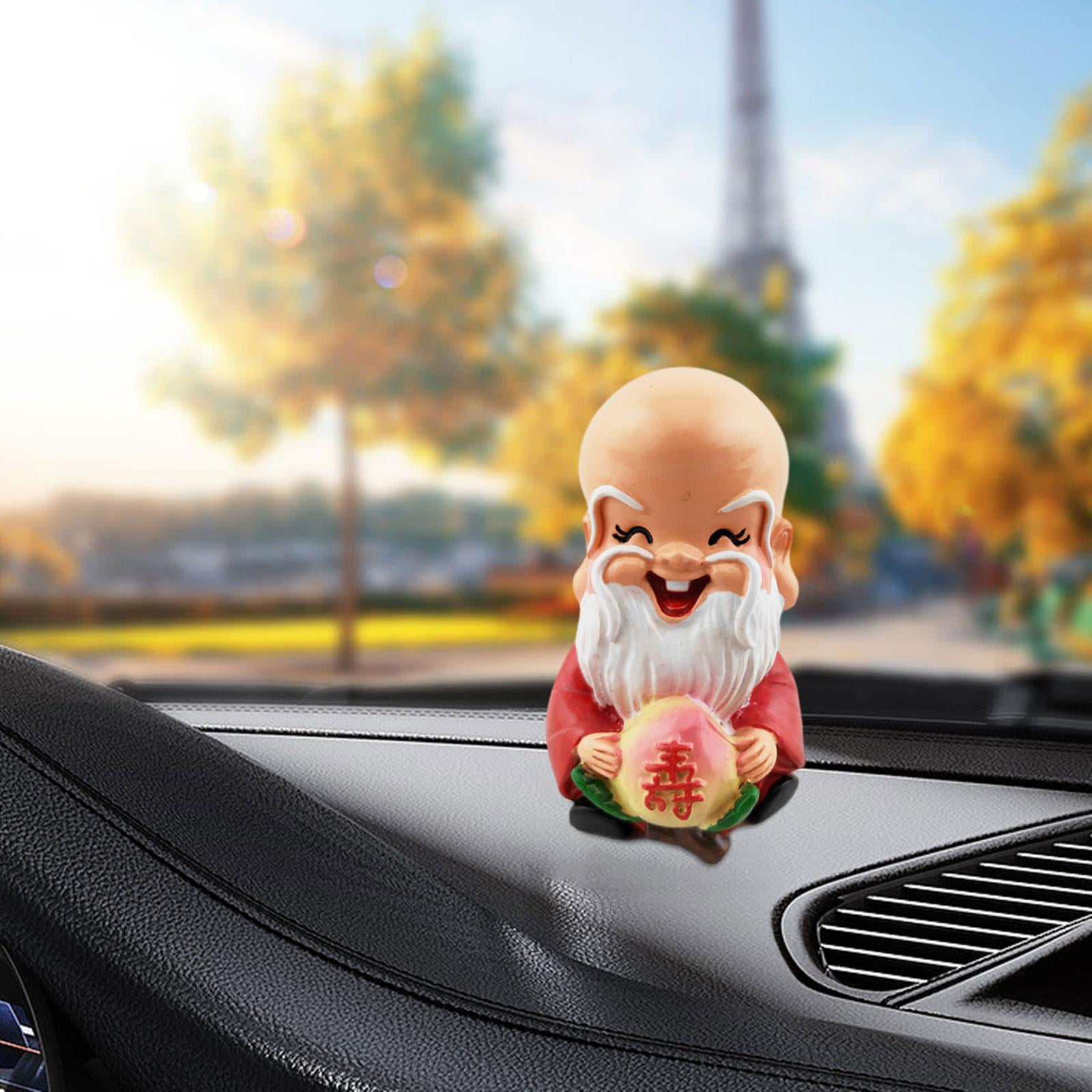 Tongina God of Fortune Figurine Car Dashboard Decoration Creative God ...