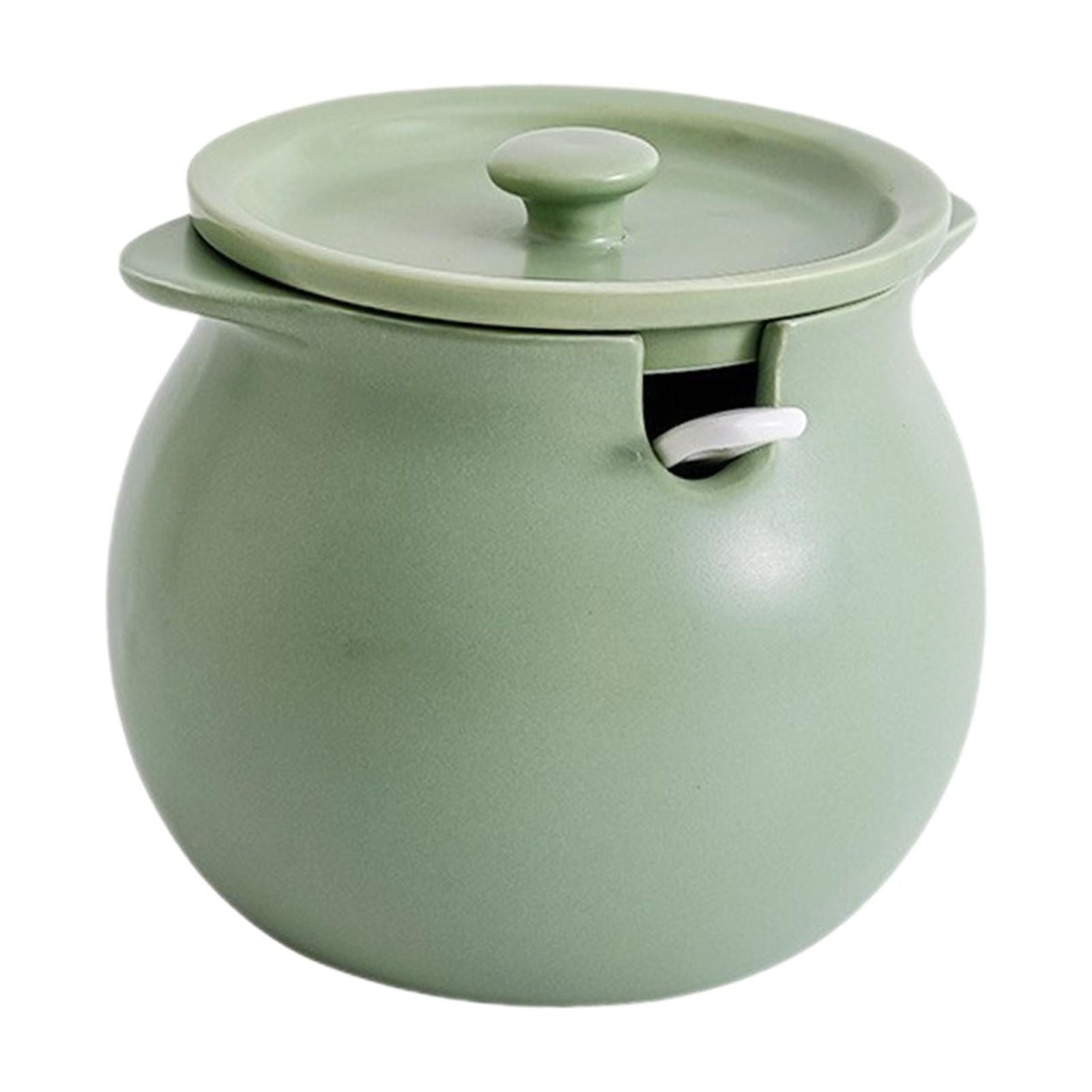 Tongina Kitchen Container Ceramic Canister with Lid Spoon Accessories ...