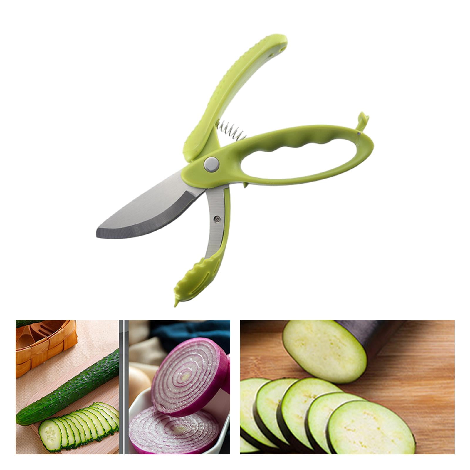 Tongina Kitchen Salad Scissors Salad Cutter Chopper Scissors Portable ...
