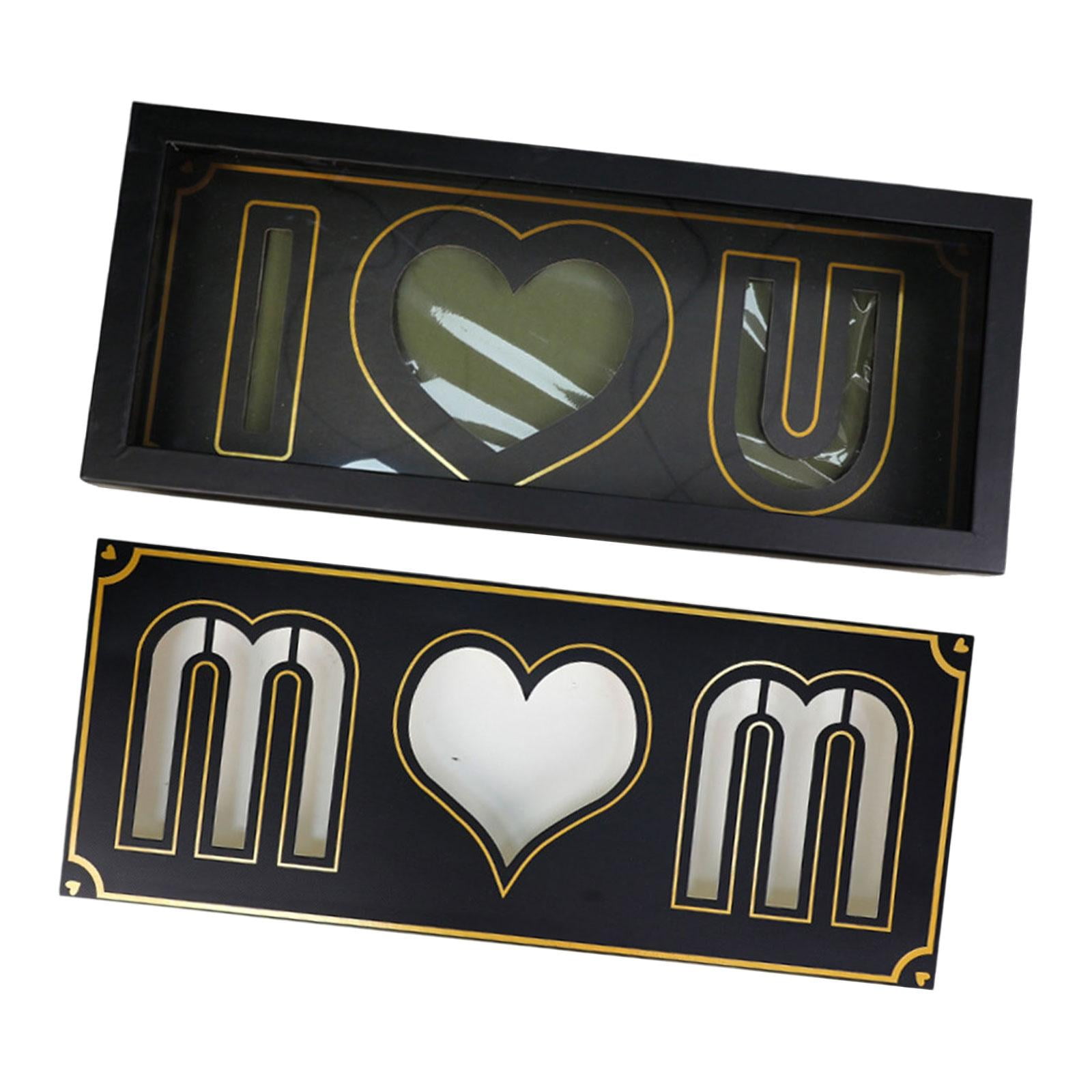 Tongina Mom Flower Gift Letter Shaped Floral Box Elegant Flower ...