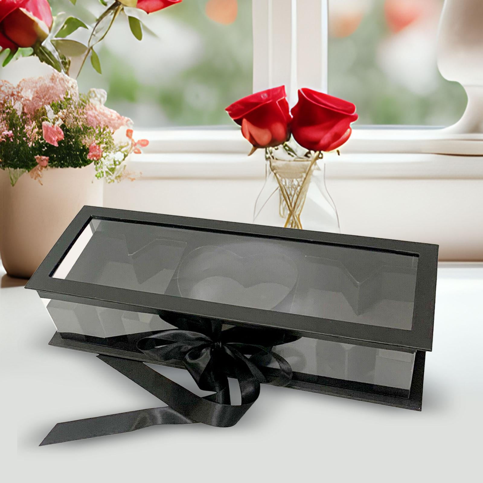 Tongina Mom Letter Shaped Empty Flower Box Fillable Souvenir Gift Box ...