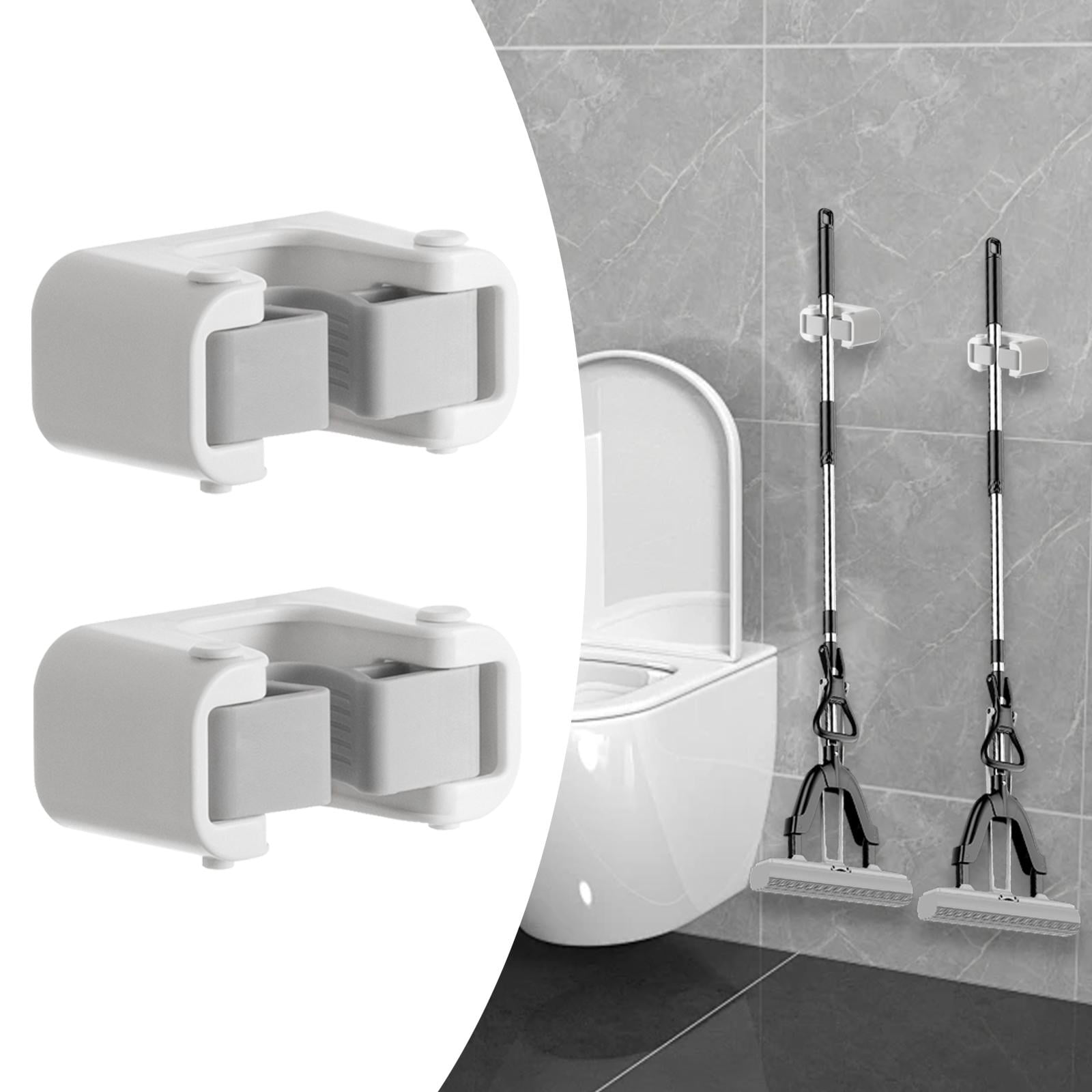 Tongina Mop and Broom Holder Broom Hanger Strong Fixation Wall Mount ...