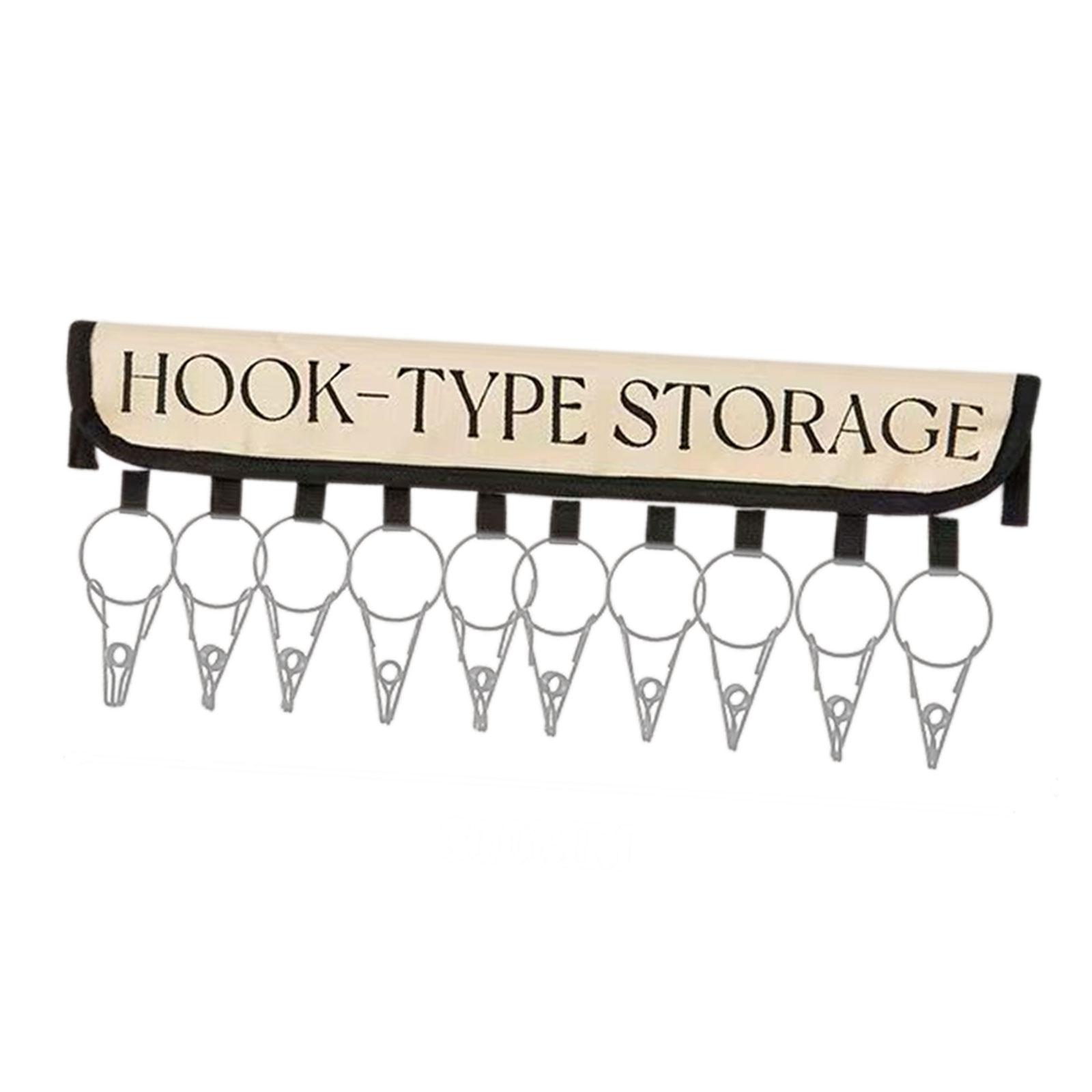 Tongina Multifunctional Coat Clips Laundry Rack 10 Clips for Dorm ...