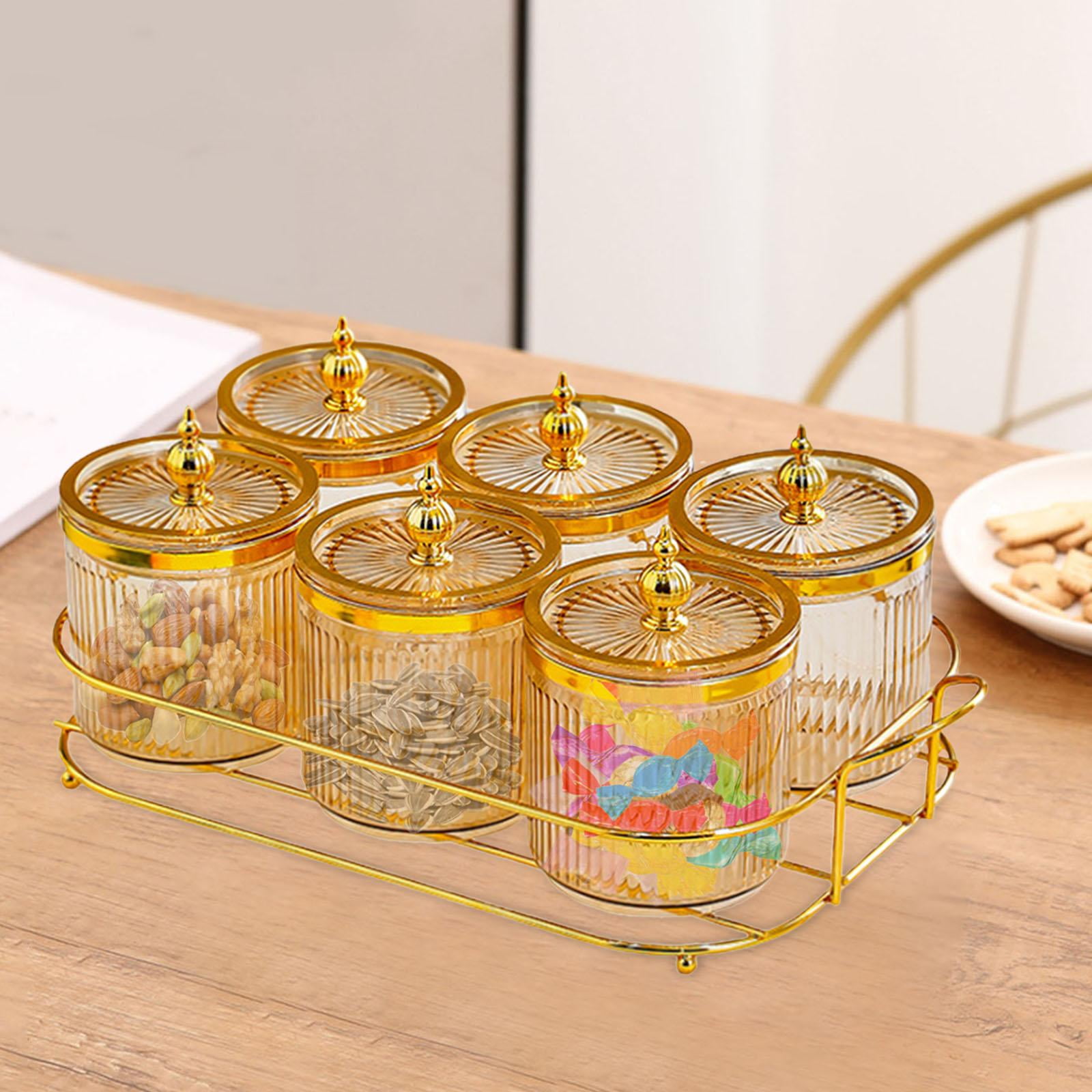 Tongina Nut and Candy Serving Tray Divided Snack Serving Bowls 6 ...