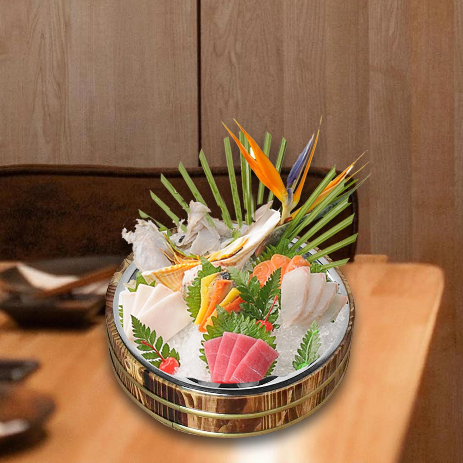 Tongina Oke Rice Tub Hangiri Rice Bowl Fruit Serving Tray Reusable Food ...