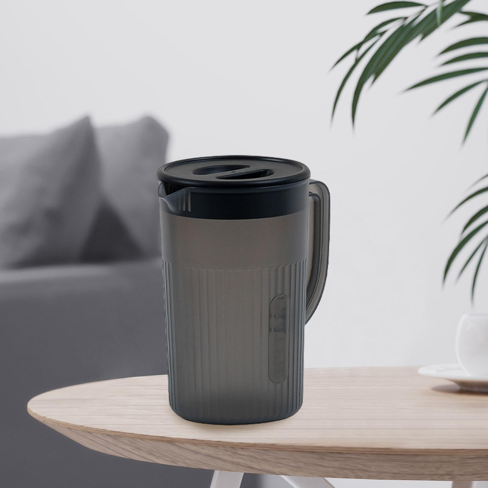 Tongina Pitcher with Lid Beverage Jar with Handle Pitcher Beverage Jar ...