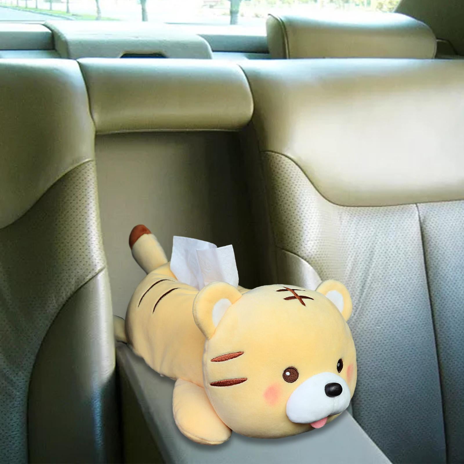 Tongina Plush Car Tissue Holder Hanging Tissue Box Interior Decoration ...