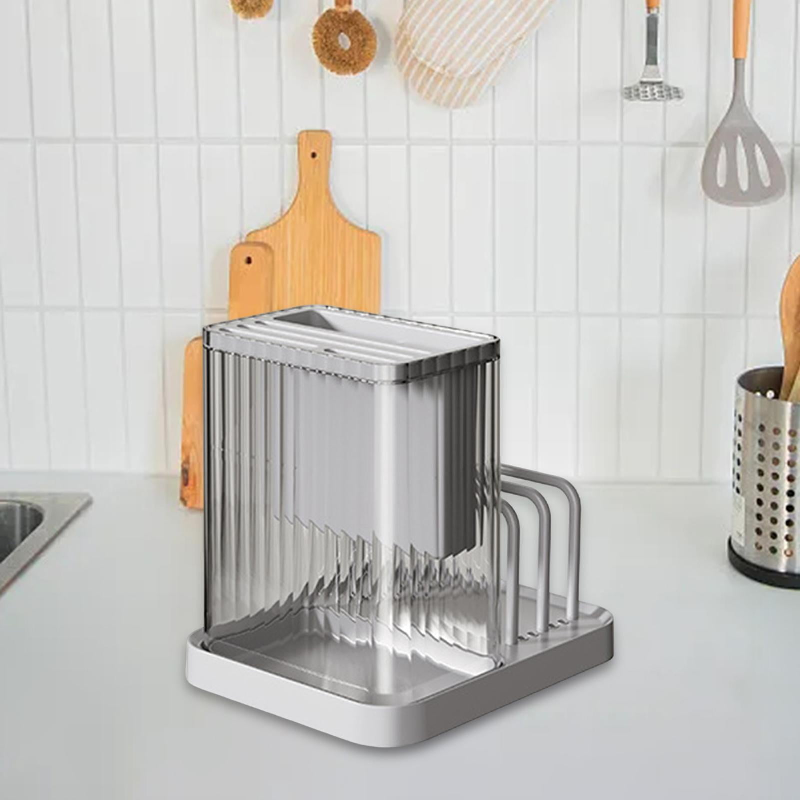 Tongina Pot Lids Organizer,Multifunctional Cutting Boards,Knives Drying ...