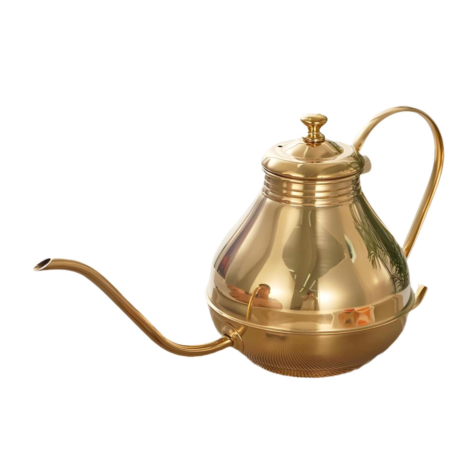 Tongina Pour over Drip Kettle Coffee Tea Pot 1.5L Long Narrow Spout ...