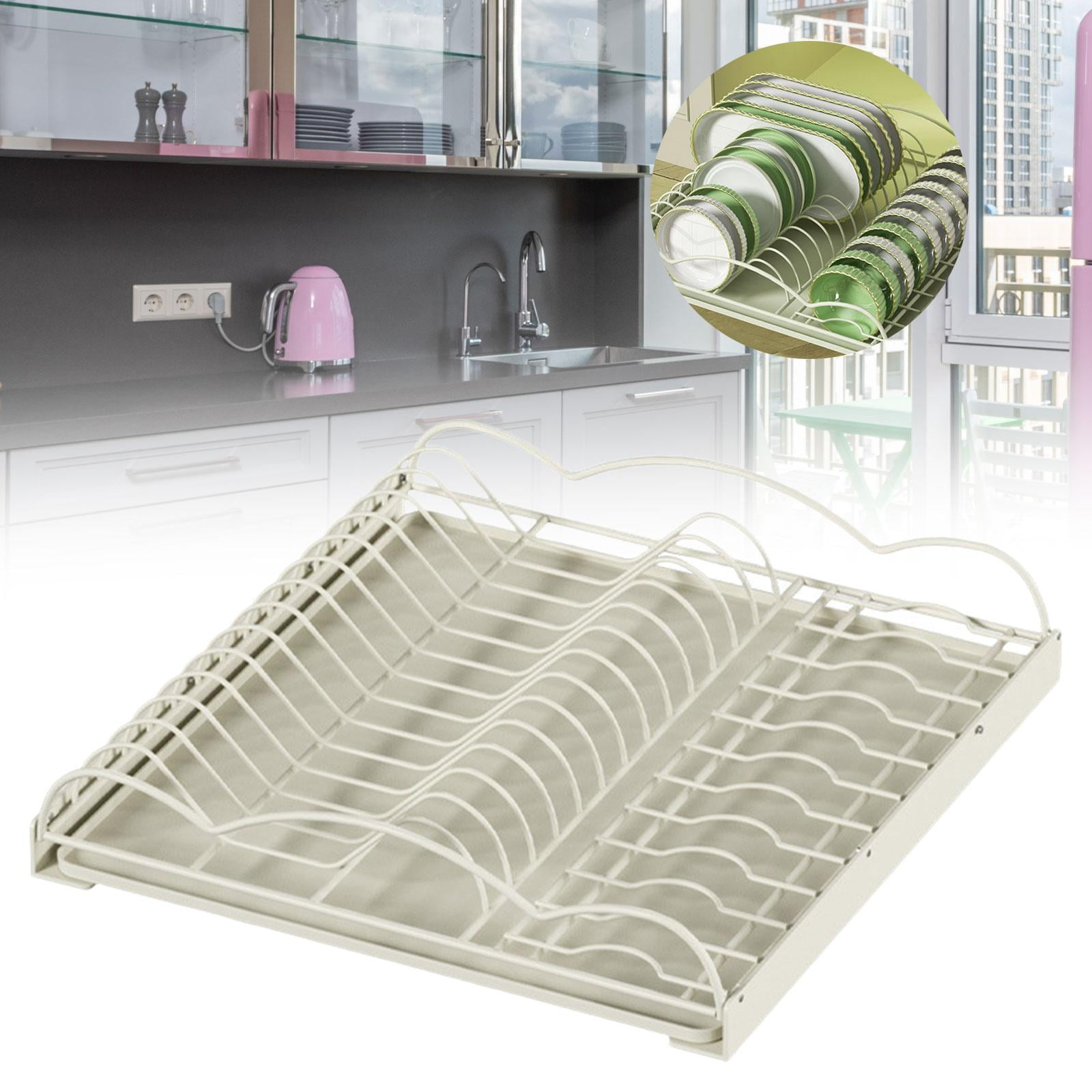 Tongina Pull Out Dish Rack Pull Out Plate Organizer Utensils Dishes ...