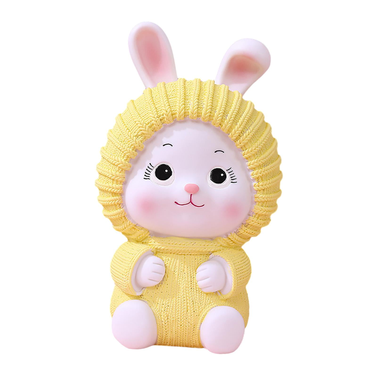 Tongina Rabbit Statue Animal Sculpture, Piggy Bank Money Bank Cartoon ...