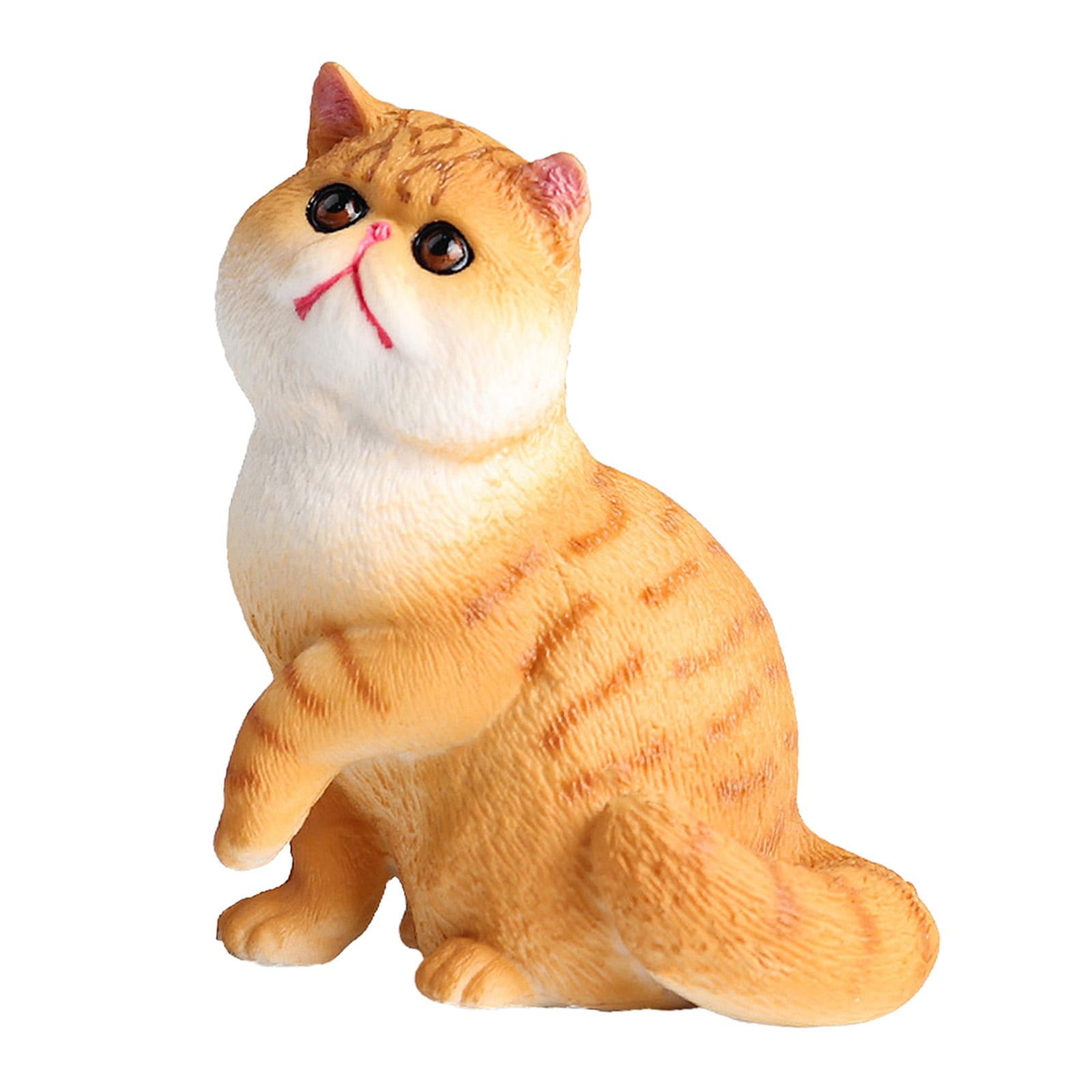 Tongina Realistic Animals Figures Collection, Kids Playset Cat Animals ...