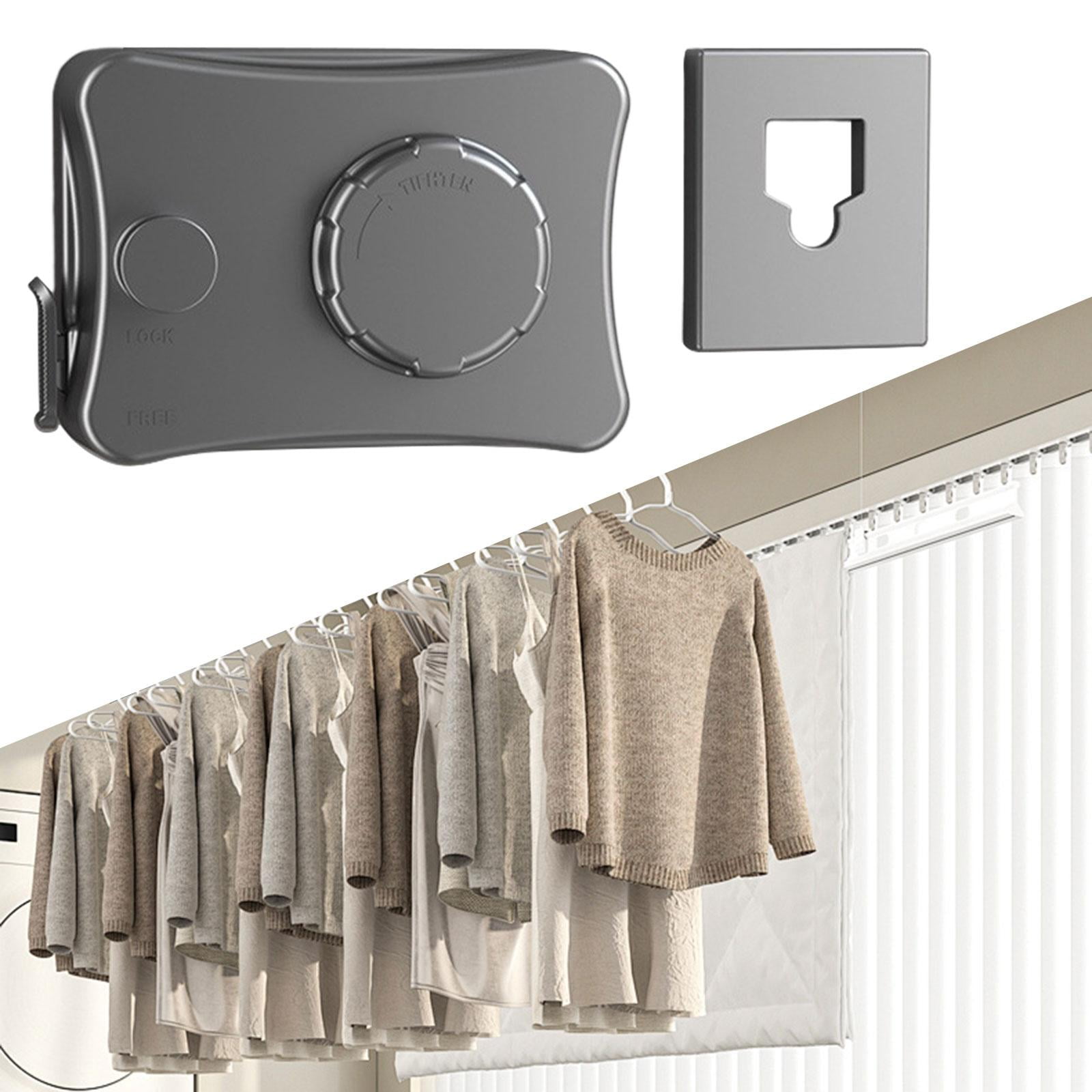 Tongina Retractable Clothesline Clothes Line Sturdy Retracting Hanging ...