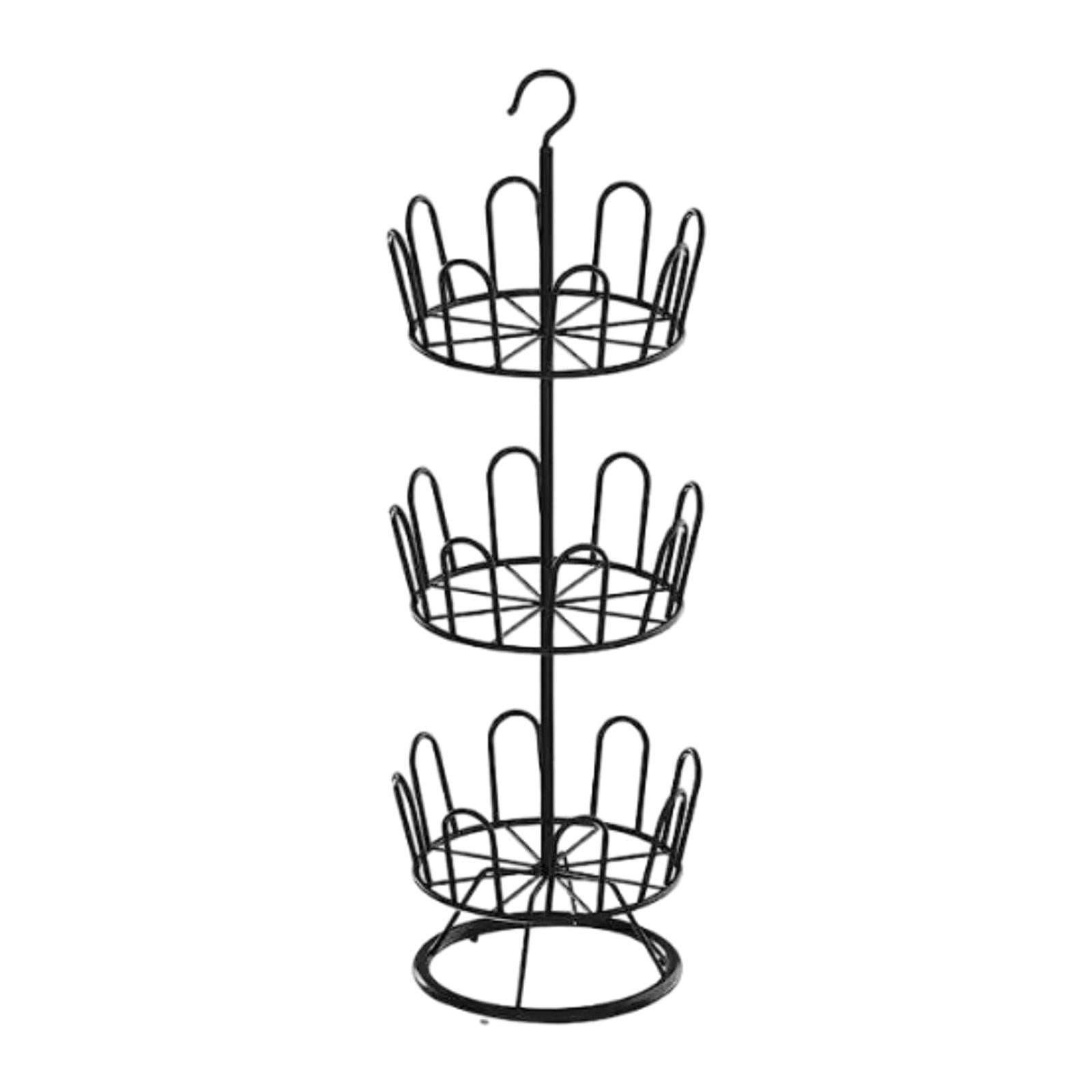 Tongina Revolving Shoe Rack Round Shoe Organizer Rack Modern Shoes ...