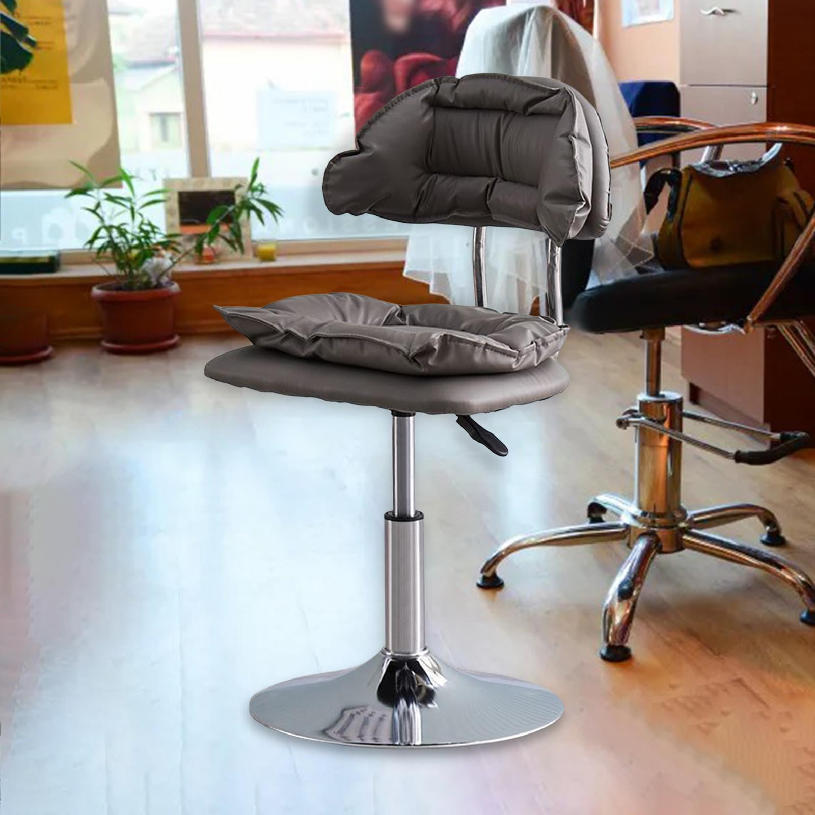 Tongina Rolling Bar Stool Barstools with High Back Double Layer Sponge ...