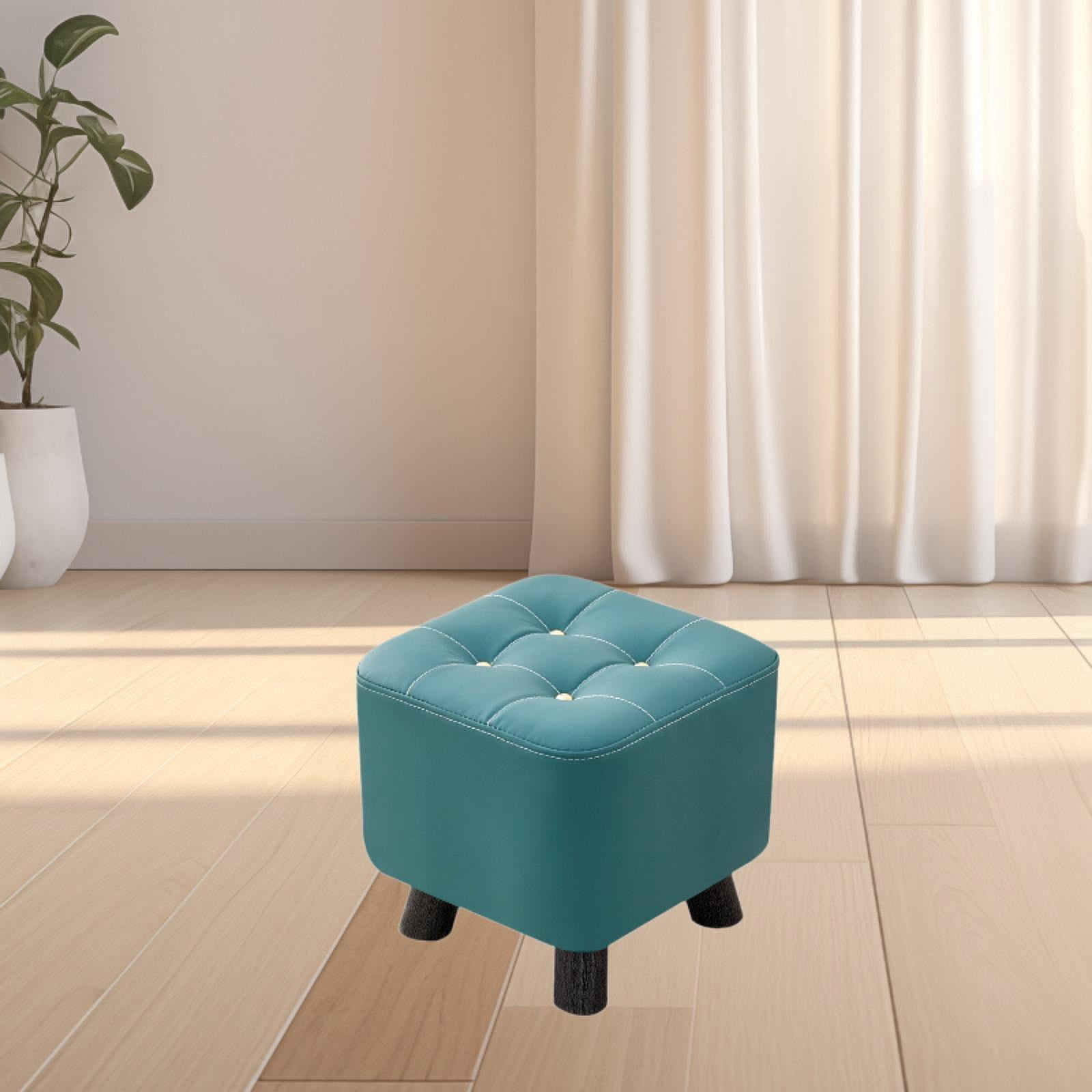 Tongina Small Footstool Ottoman Stool Stylish Stable Foot Rest Stool ...