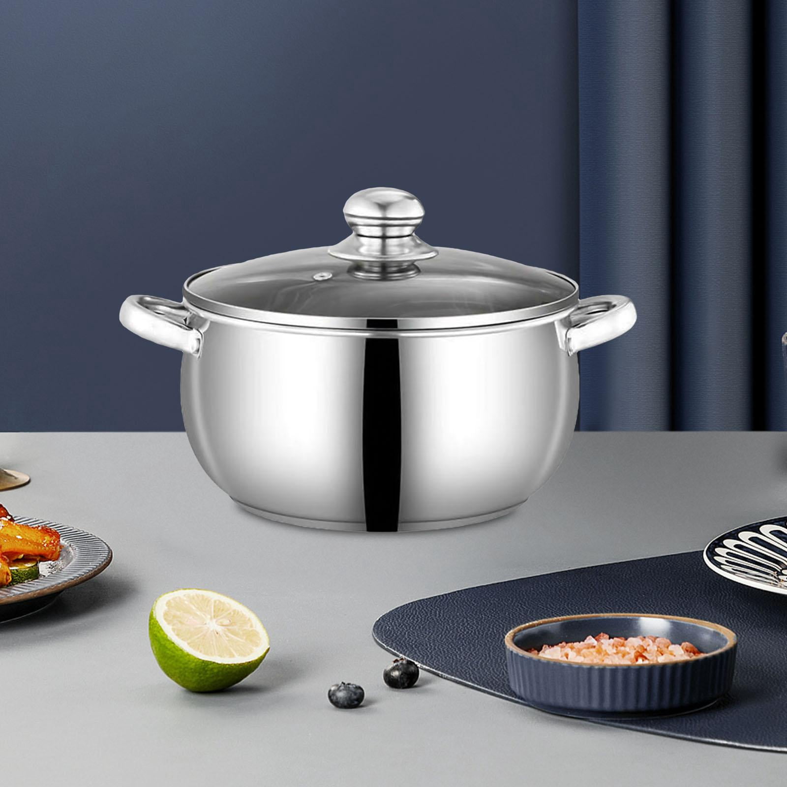Tongina Soup Pot Cooking Pot Cookware with Double Handle Modern ...