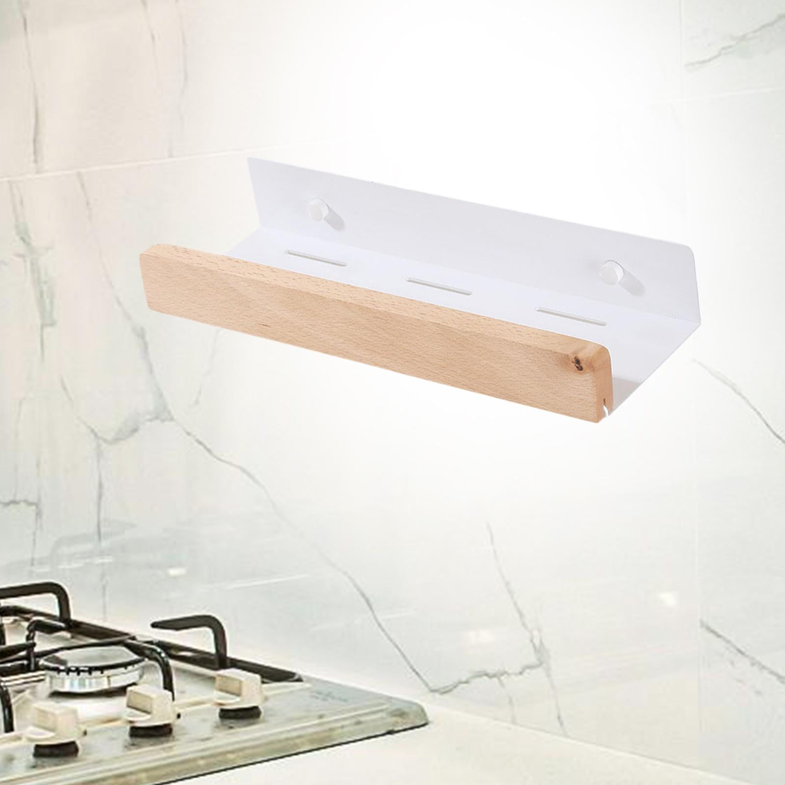 Tongina Spice Rack Bottle Holder Wall Mounted Wood Shelf Multipurpose ...