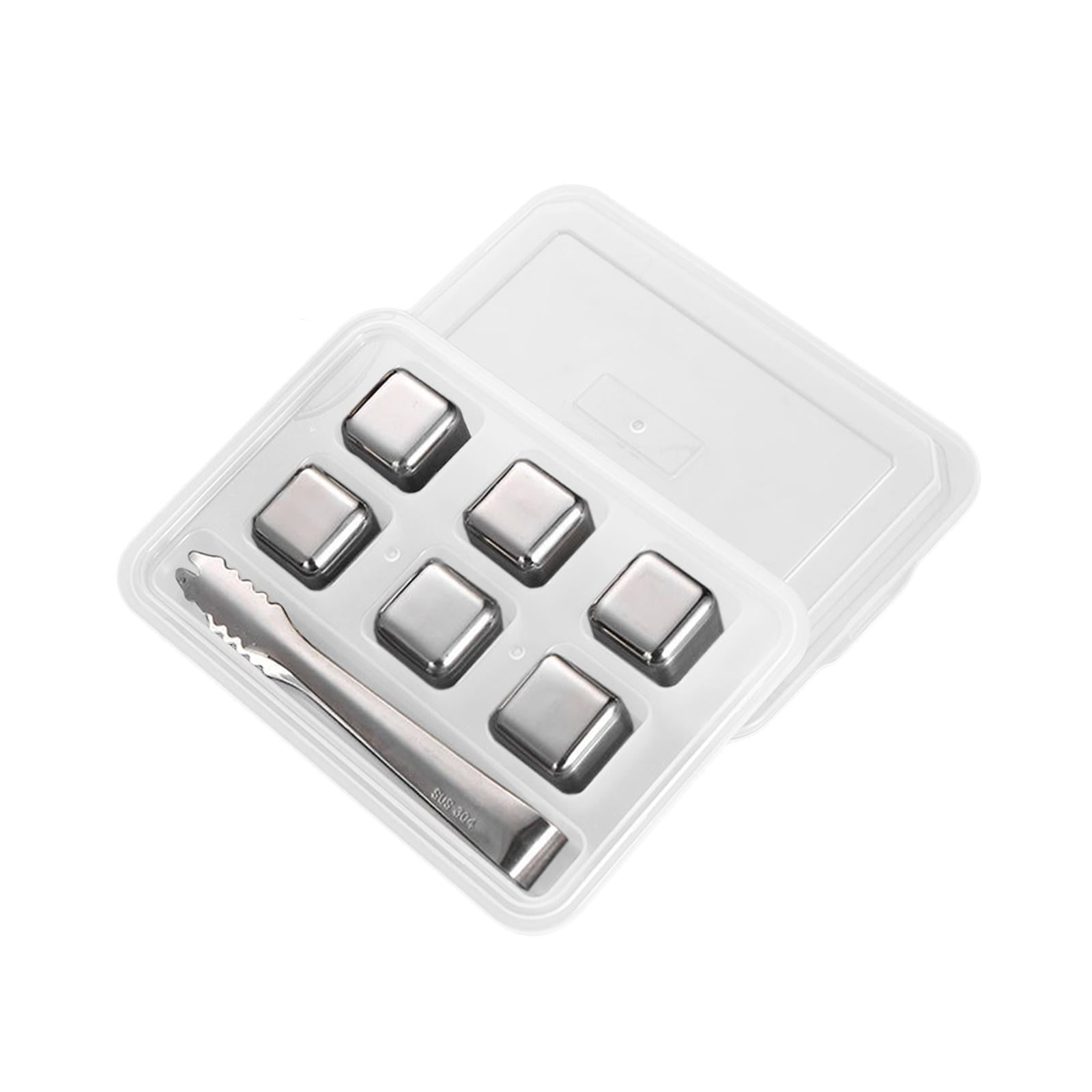 Tongina Stainless Steel Ice Cubes Quickyly Cooling Food Grade Drinks ...