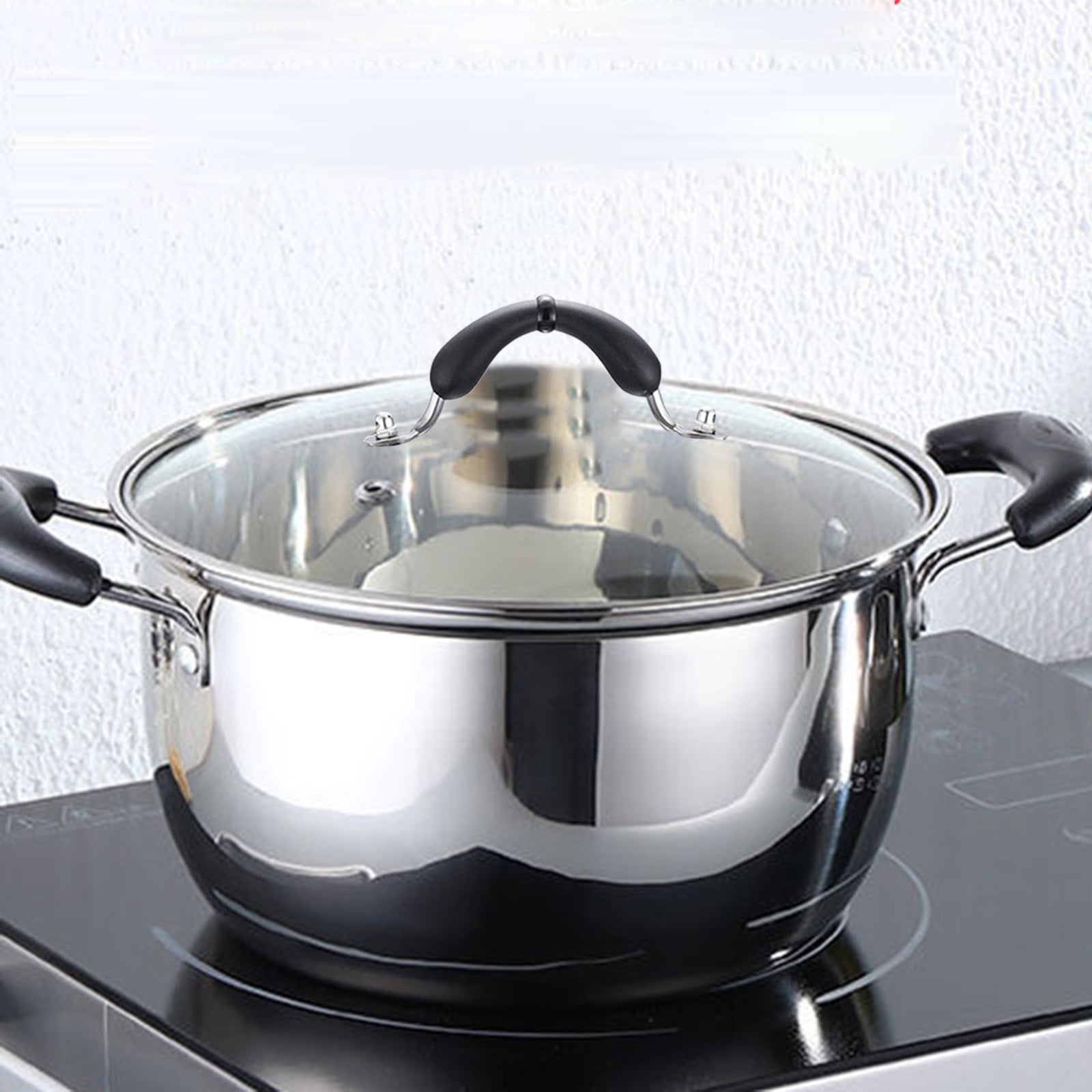 Tongina Stainless Steel Soup Pot Stockpot with Covers Cooking Pot ...