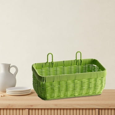 Hanging Kitchen Storage Basket with Handle Hanging Basket Storage ...
