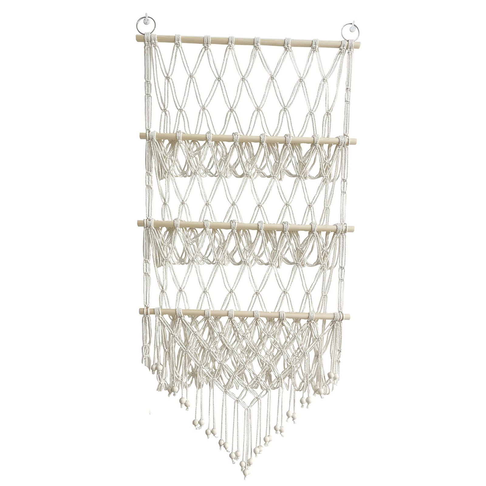 Tongina Stuffed Animal Hammock Stuffed Toy Net Toy Storage Boho Macrame ...