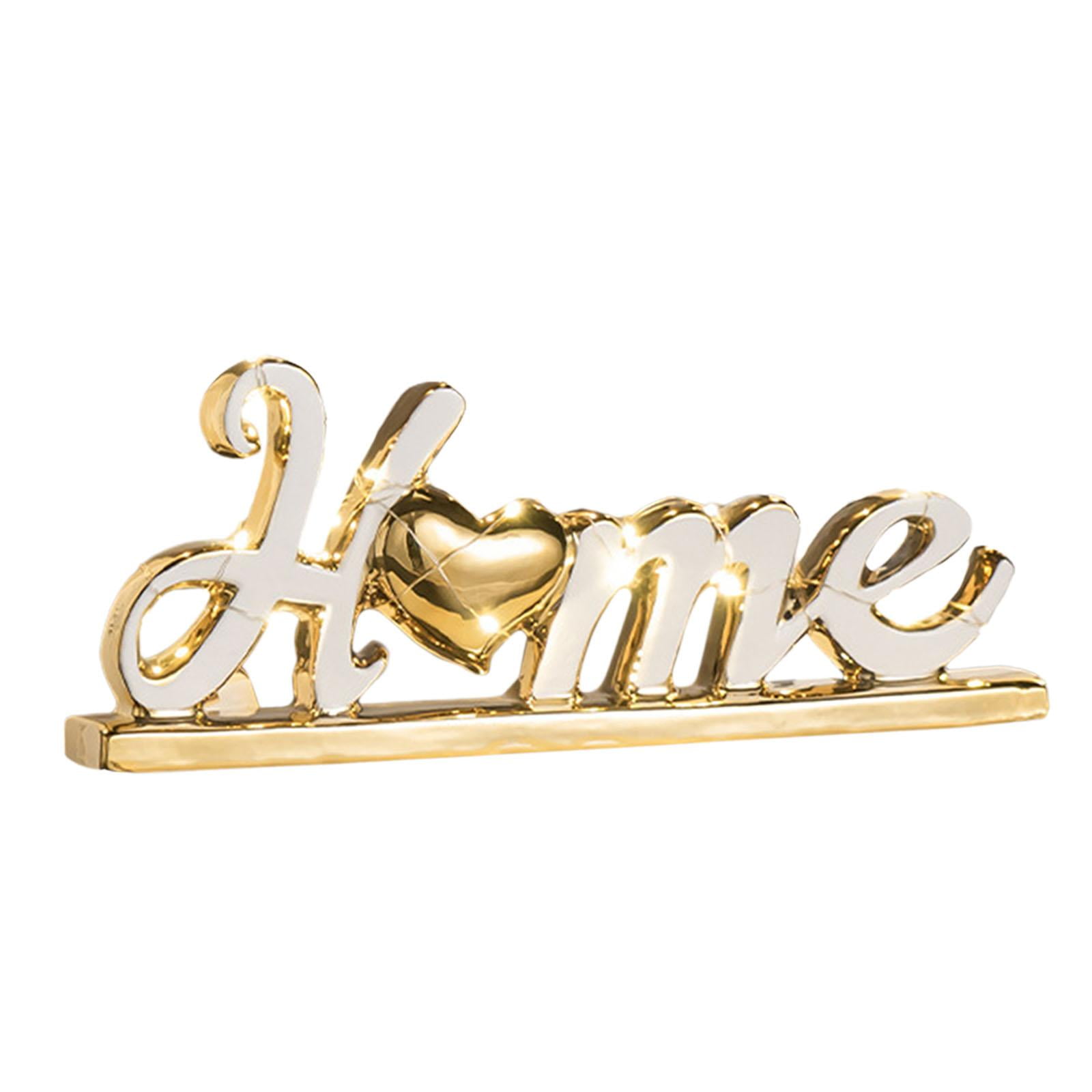 Tongina Tabletop Freestanding Letter Sign Home Decor Table Centerpiece ...