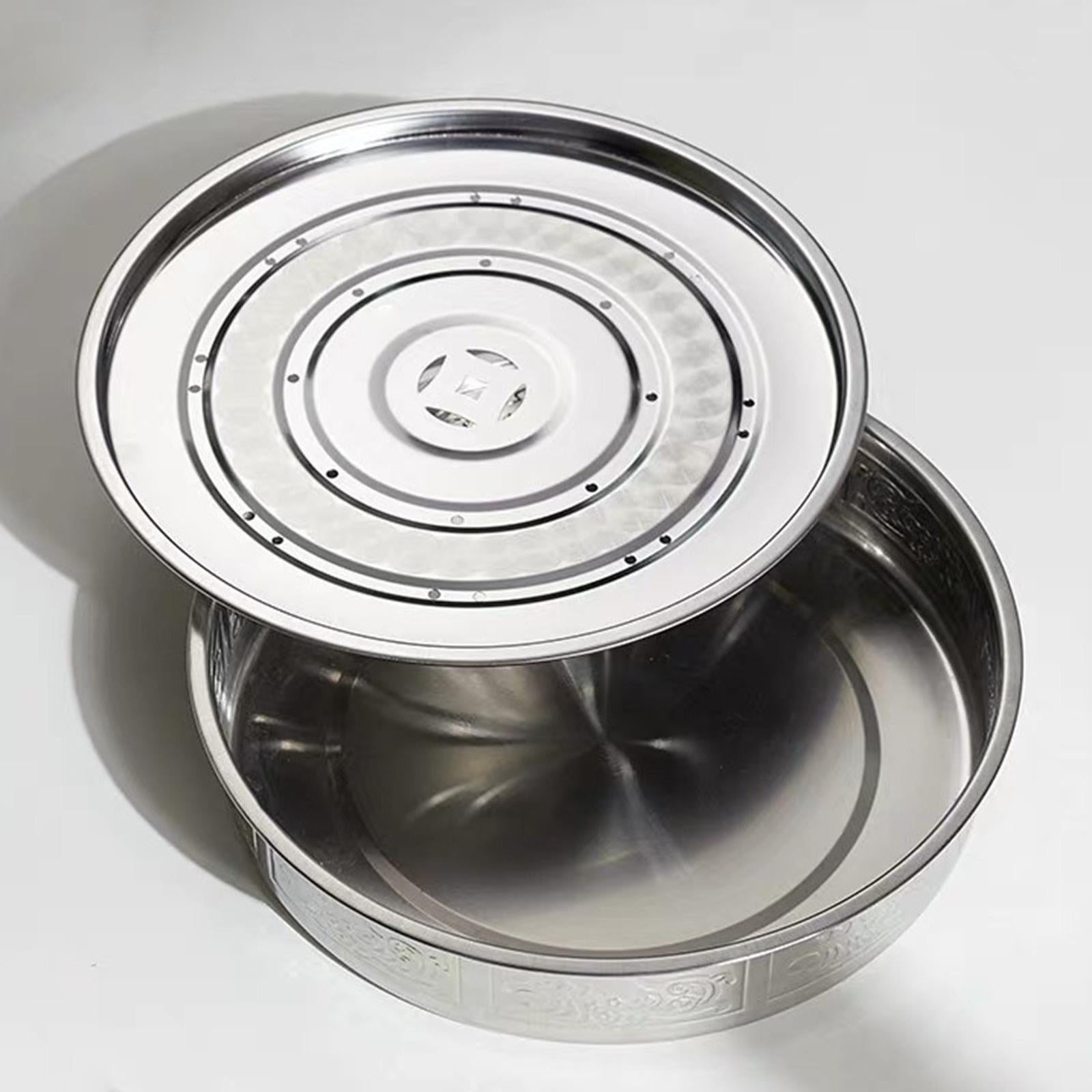 Tongina Tea Tray Draining Tea Tray Round Decorative Water Storage Tray ...