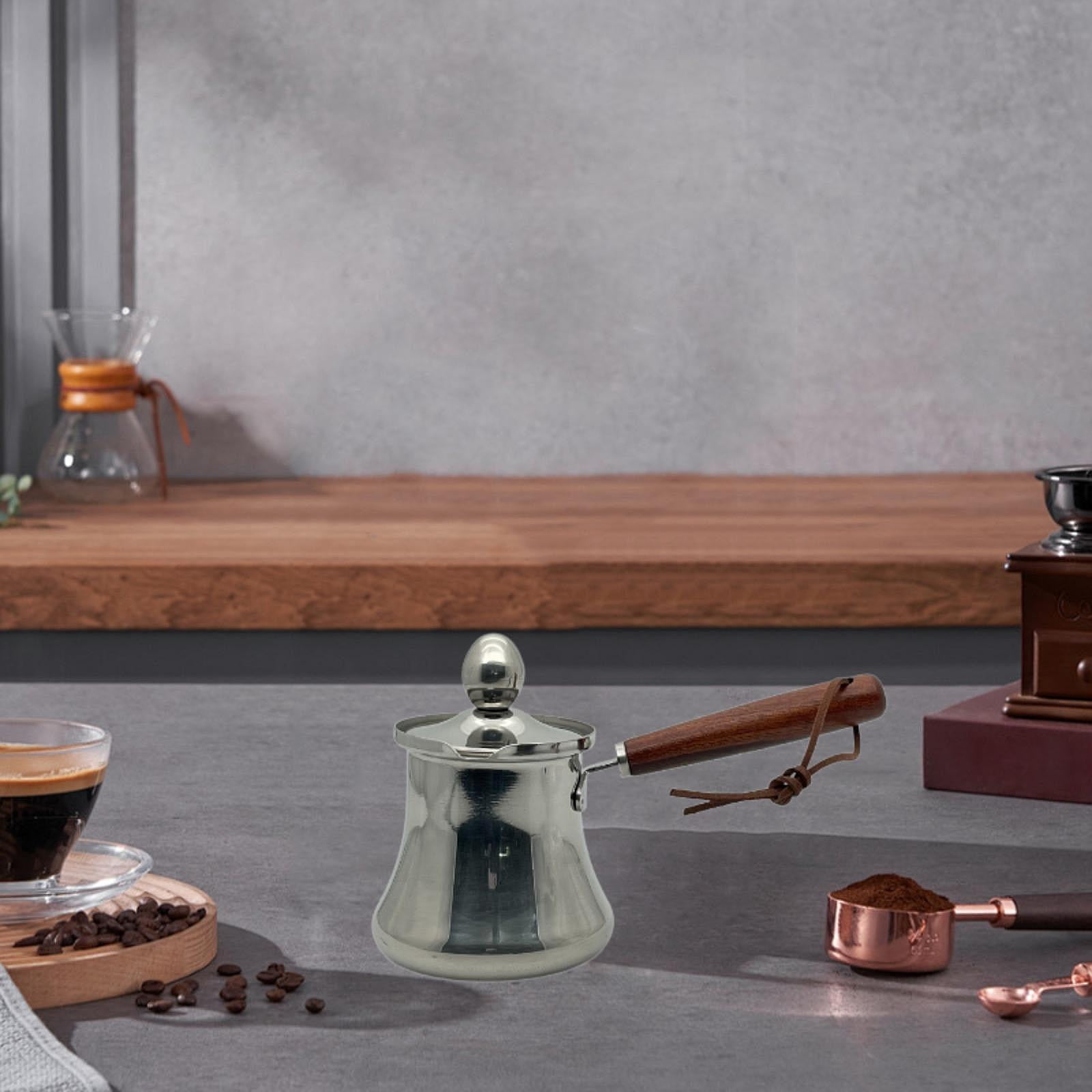 Tongina Turkish Coffee Pot Butter Melting Pot with Lid Comfortable ...