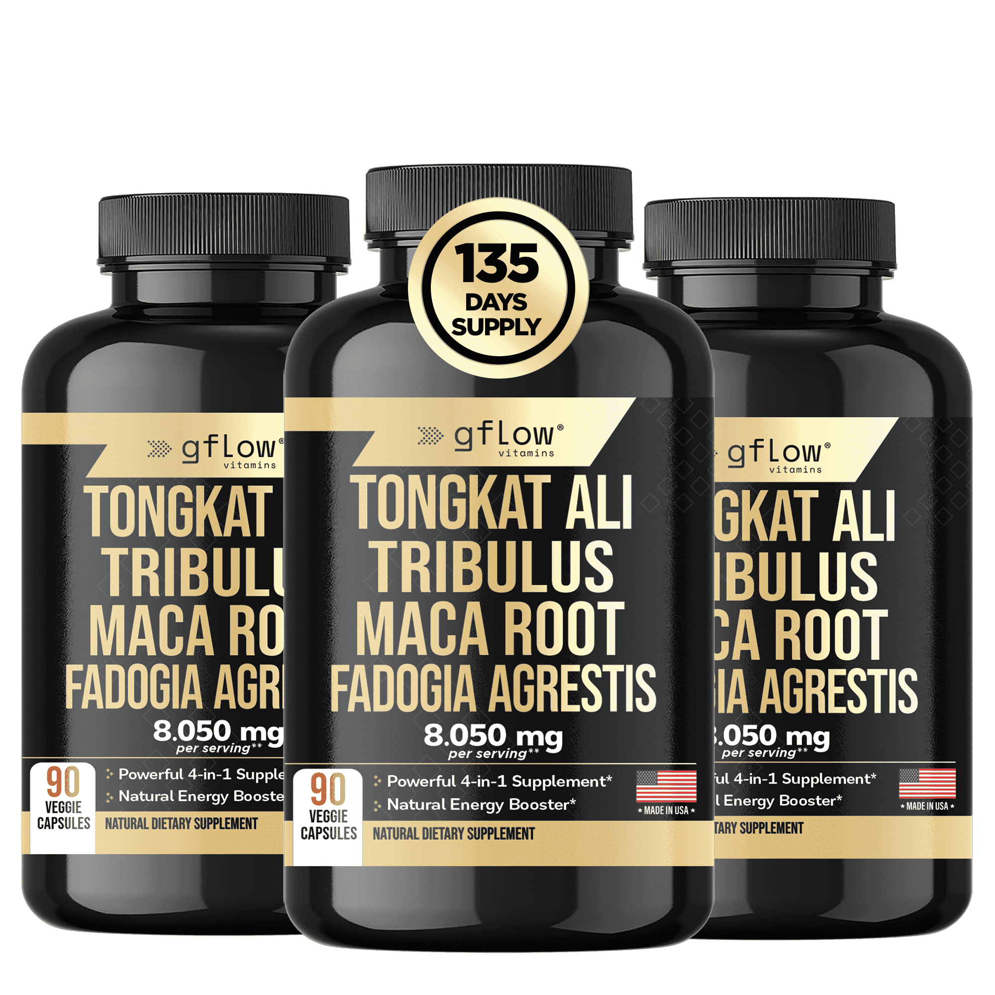 Tongkat Ali Extract - Extra Strength Formula 8050mg with Tribulus ...