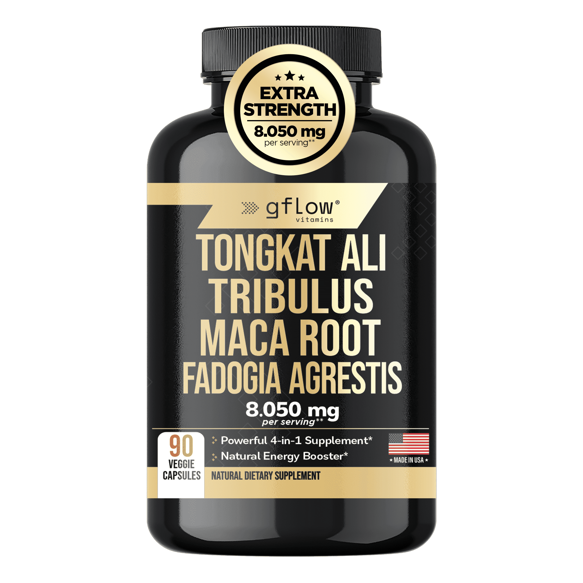 Tongkat Ali Extract - Extra Strength Formula 8050mg with Tribulus ...