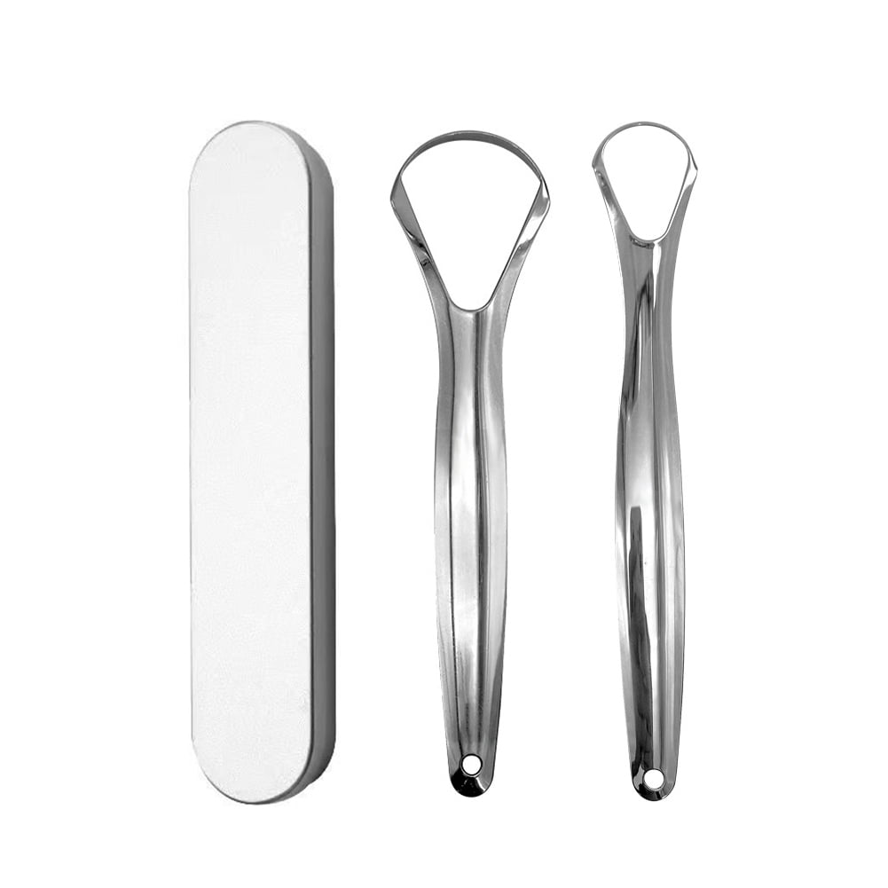 Tongue Scraper With Case Tongue Brush Tongue Metal Tongue Scraper ...
