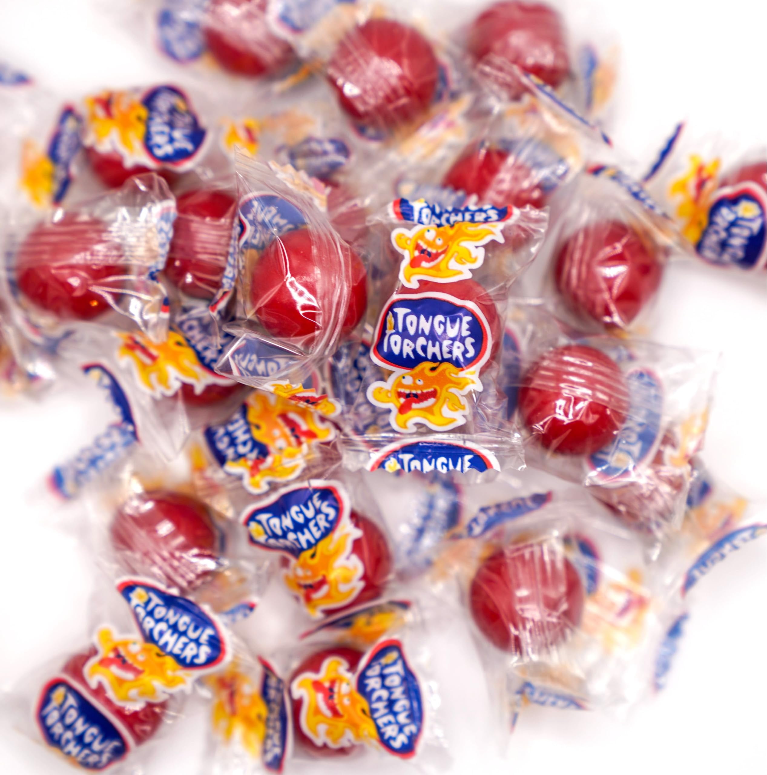 Tongue Torchers Hot Spicy BCF26 Cinnamon Hard Candy - 100 Fiery Red Hot ...